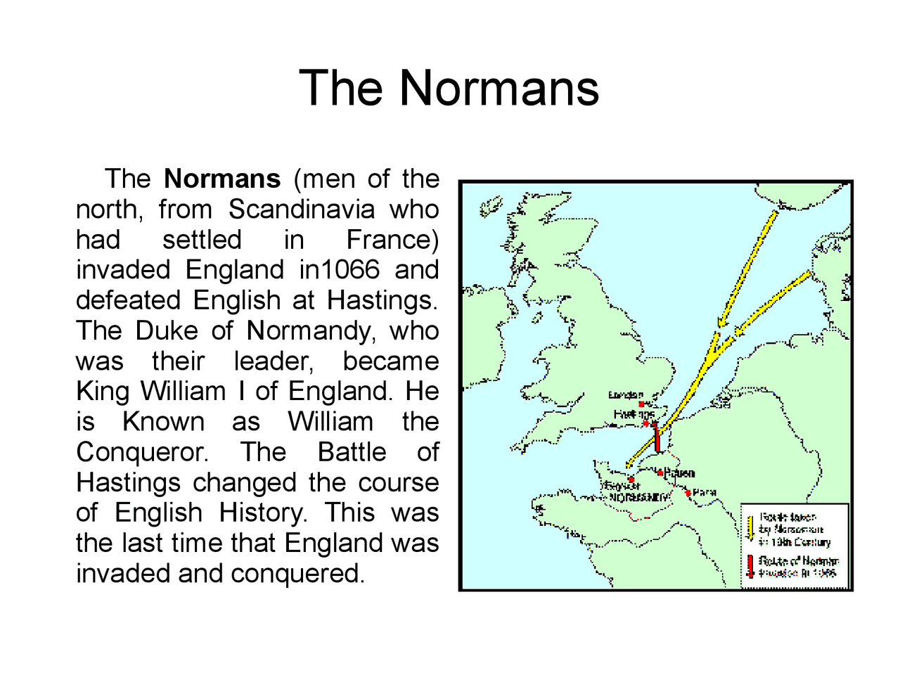 The Normans, the feudal system, Anglon-Norman Art and Norman ...