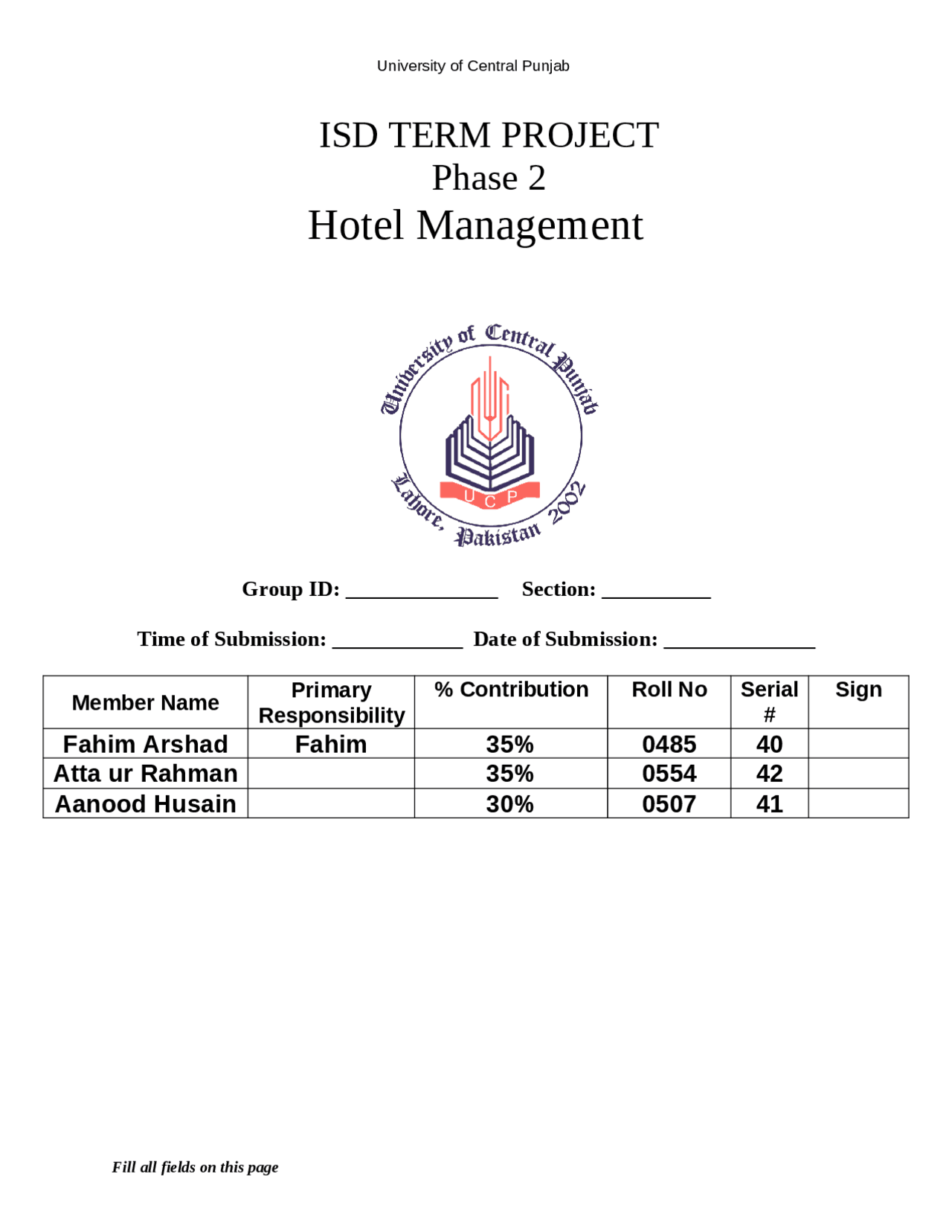 Hotel Management And System Docsity
