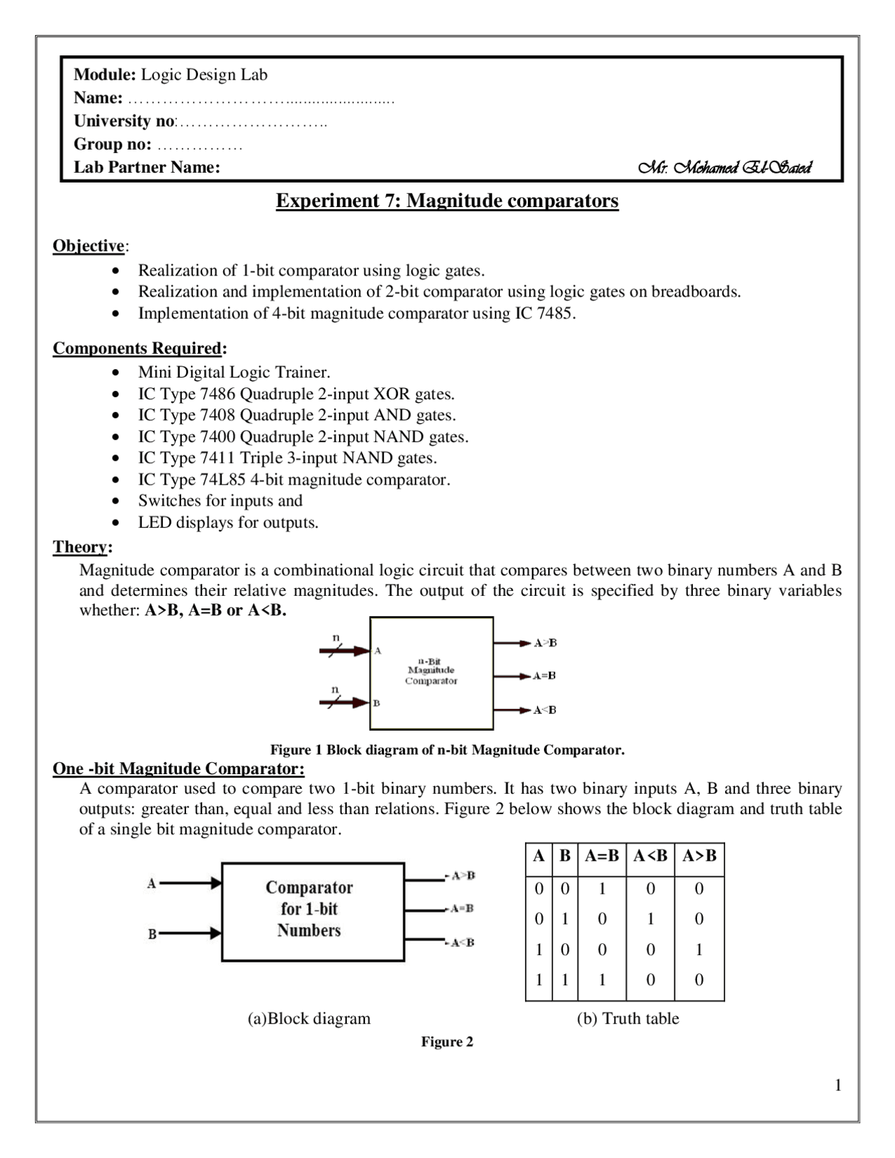 Instrunment Lab Eport Docsity