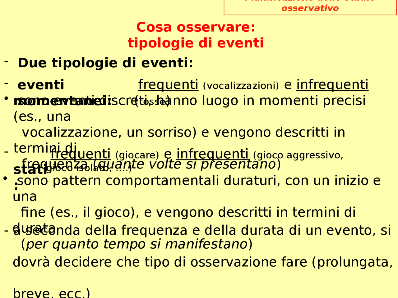 Modelli E Tecniche Di Osservazione Del Comportamento Docsity