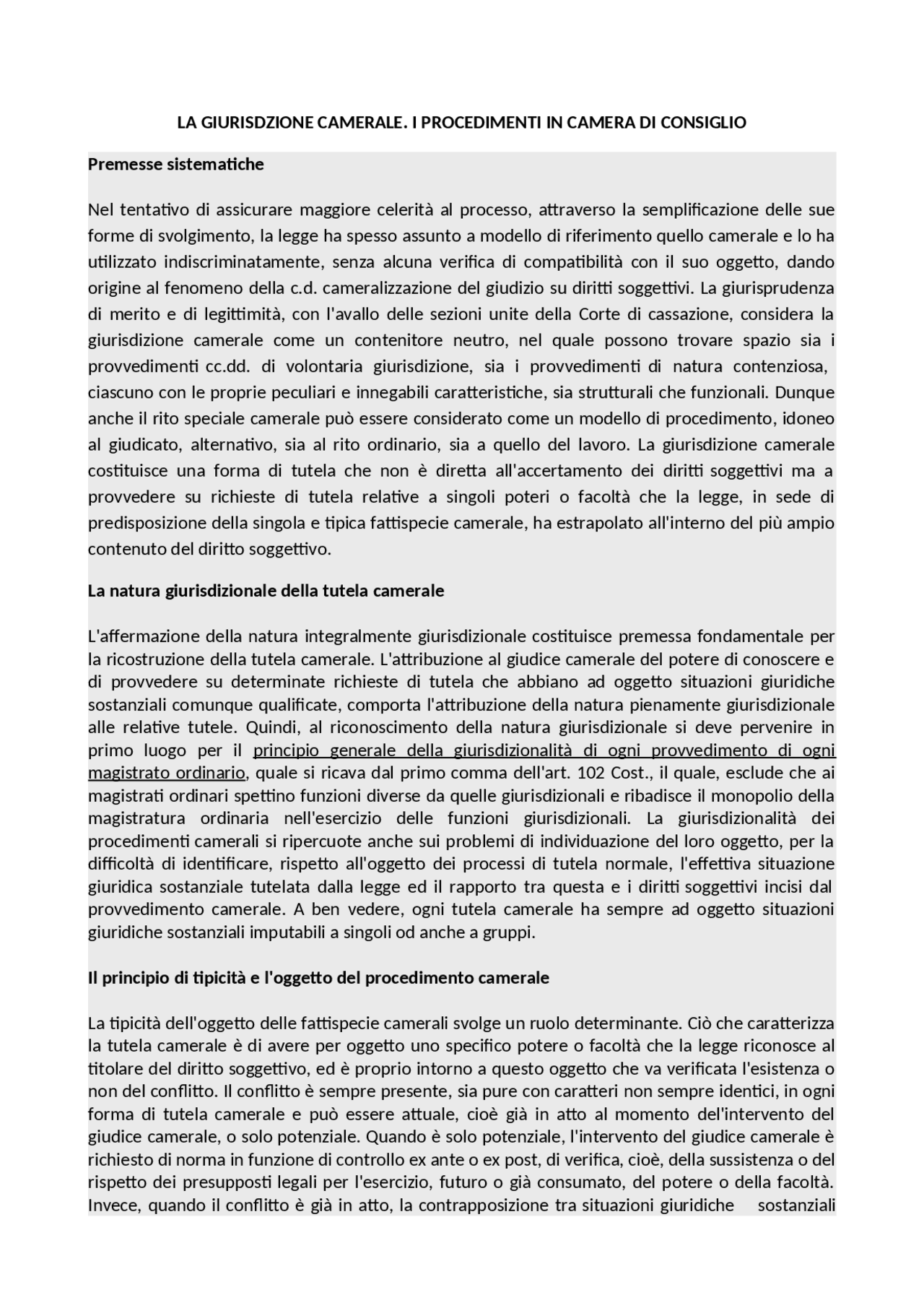 Diritto Processuale Civile Docsity