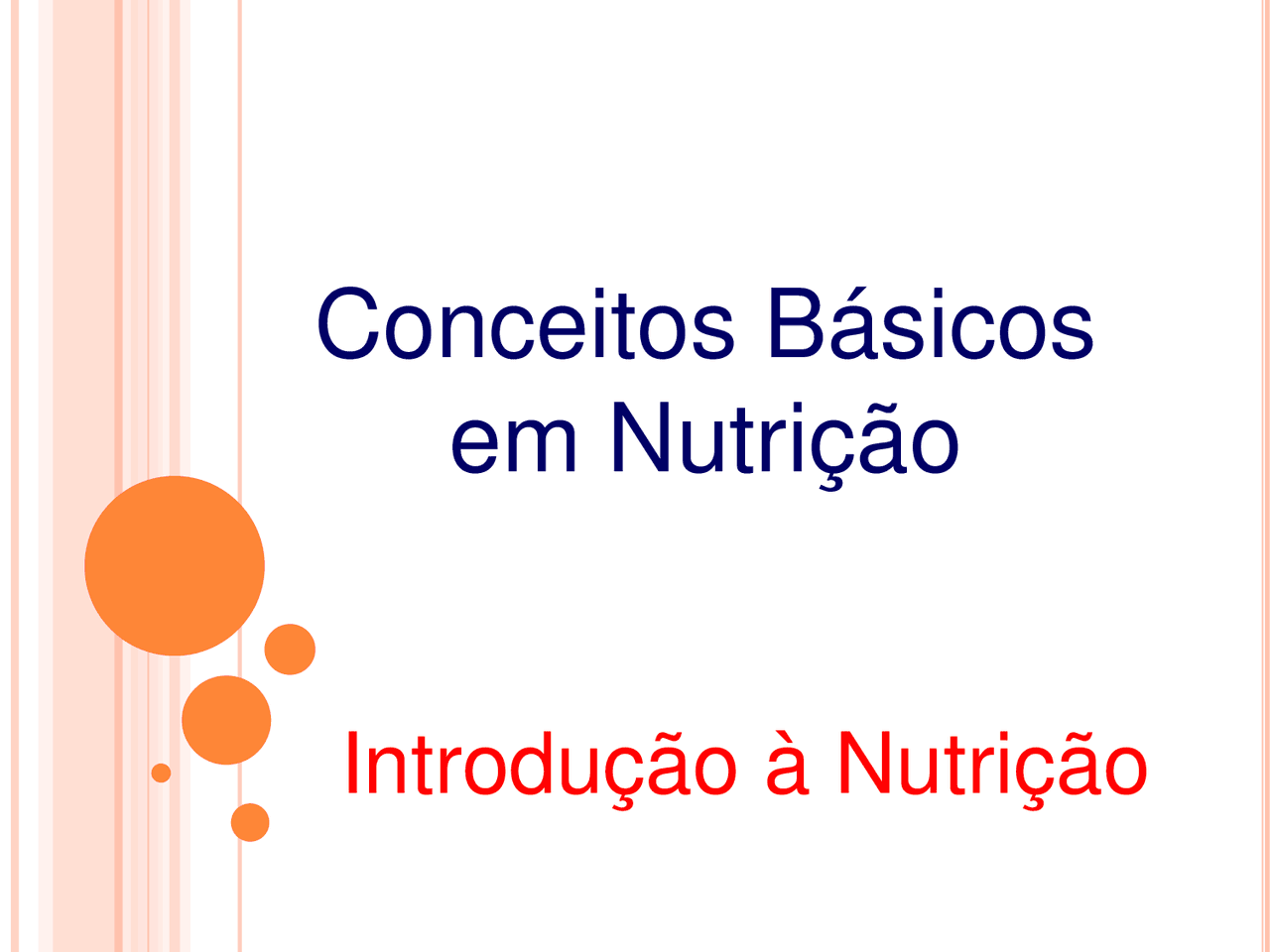 Nutrição Conceitos Básicos Docsity