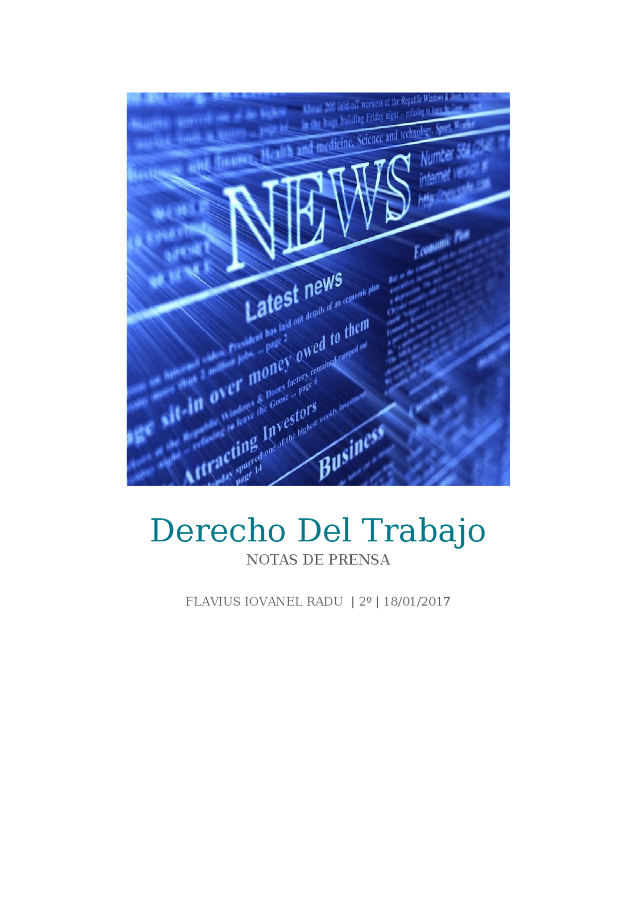 Derecho Del Trabajo Docsity