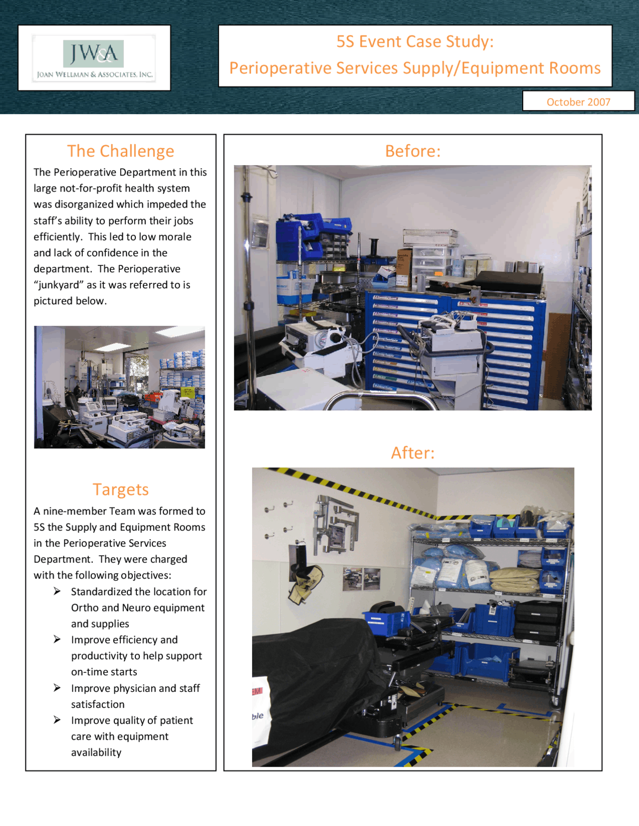 5S tools for quality control - Docsity