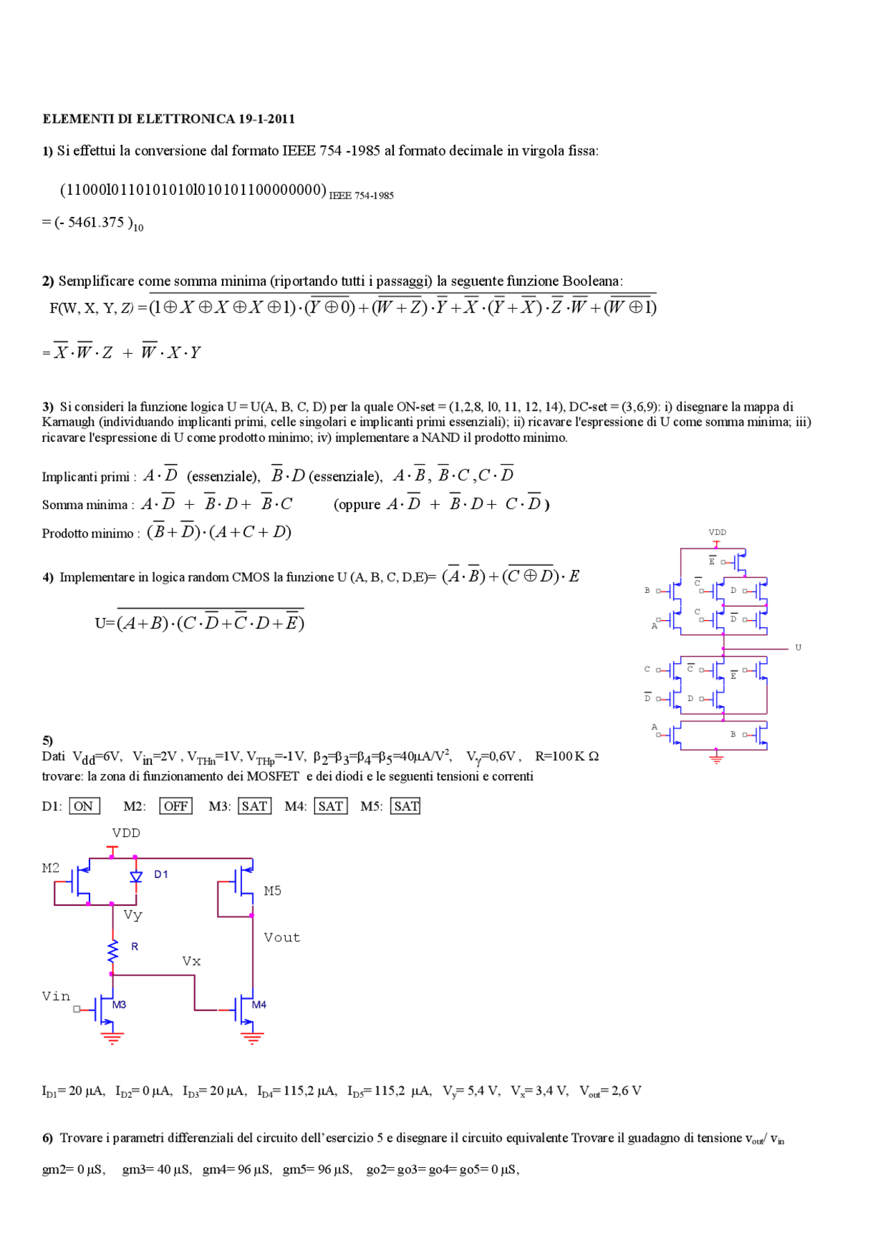 Prova di esame elettrotecnica - Docsity