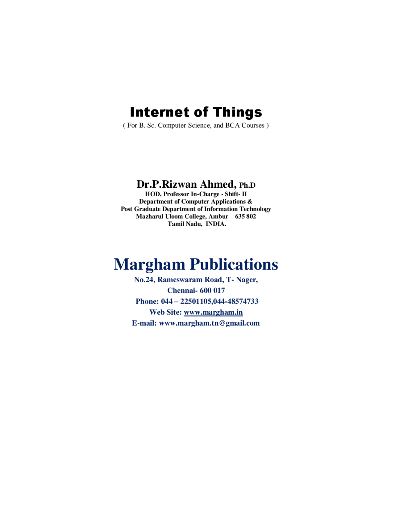 Internet Of Things Bca Bsc Lecture Notes Computer Science Docsity