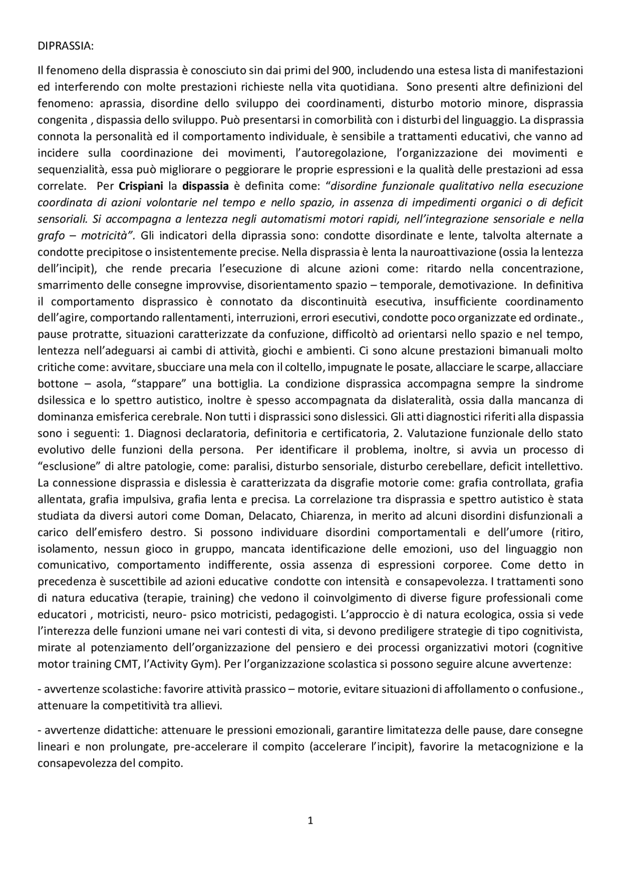Appunti Su Alcune Patologie Docsity