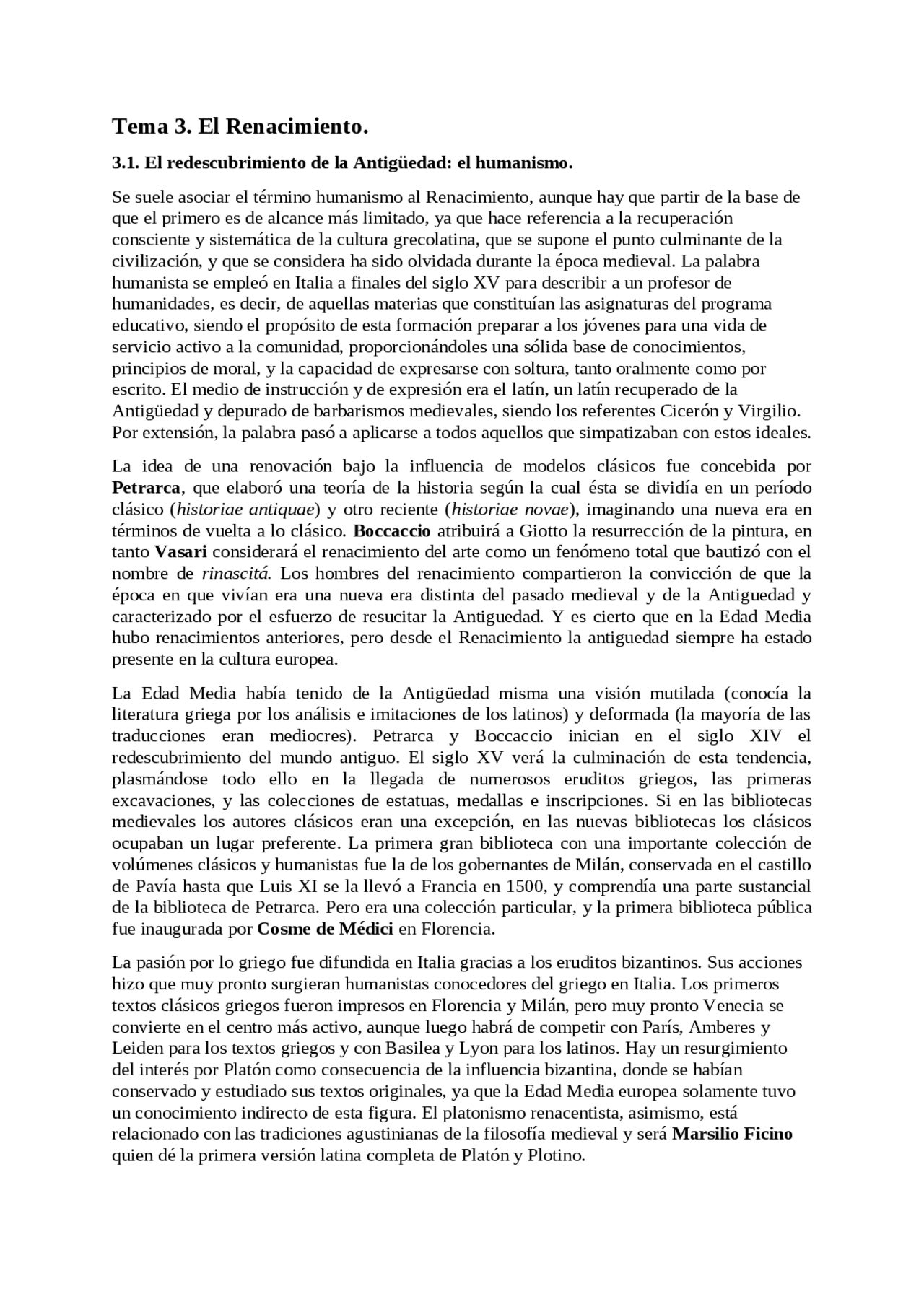 Tema 3 - Historia Moderna Universal I - Docsity