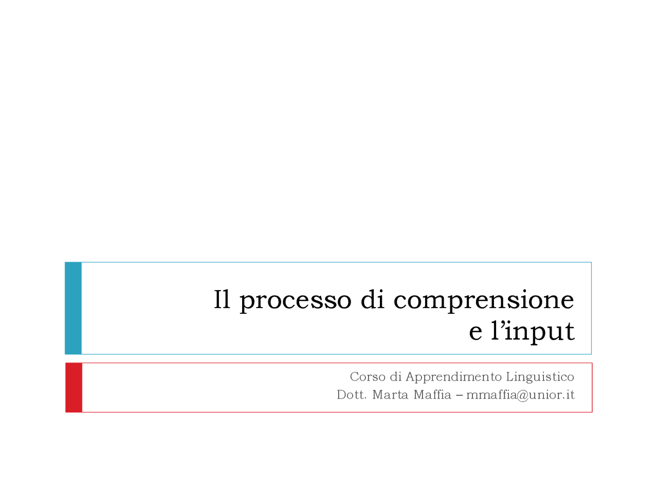Apprendimento Linguistico Docsity