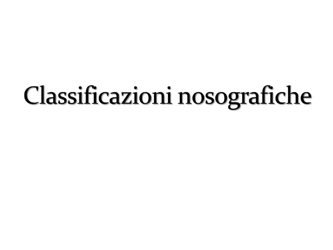 Mappe Concettuali Di Neuropsichiatria Sulle Classificazioni Docsity