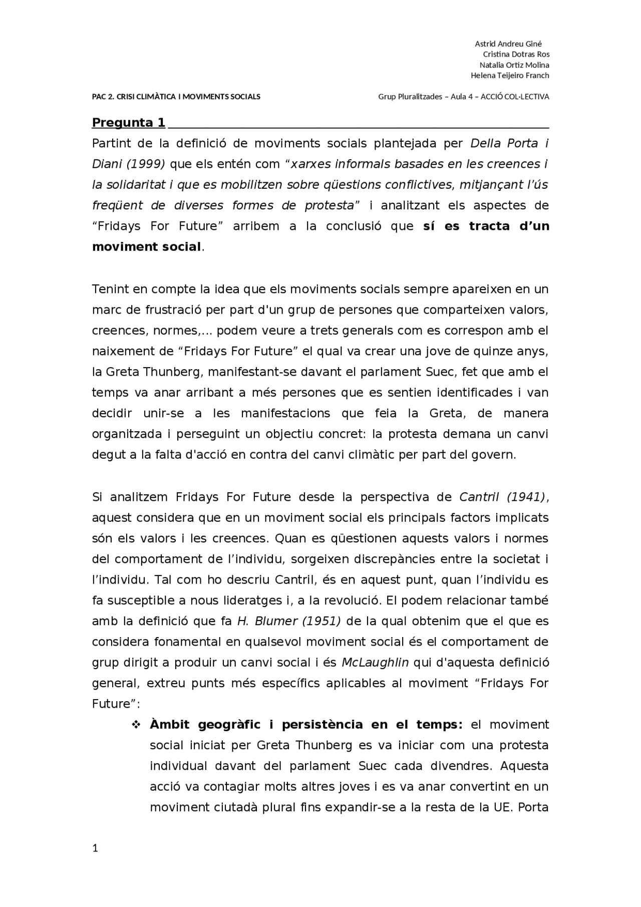 Pac 2 AcciÓ Col·lectiva Docsity