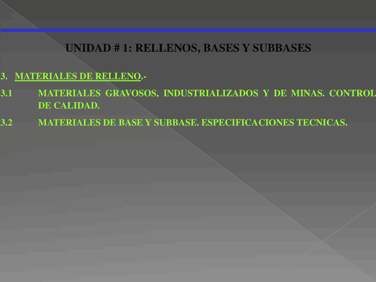 MATERIAL PARA SUB-BASE - Docsity