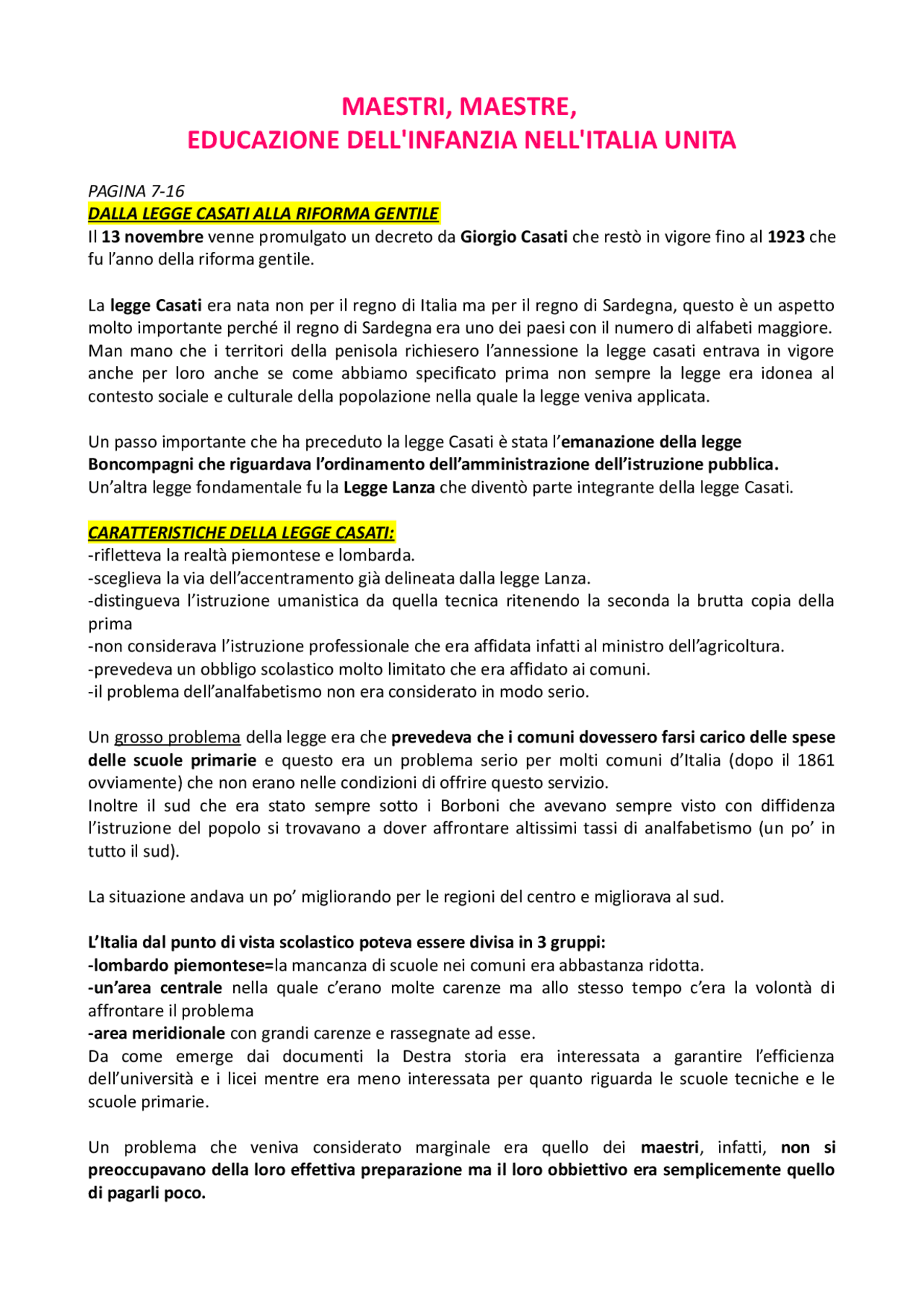 Maestri E Maestre 44 Pagine Docsity