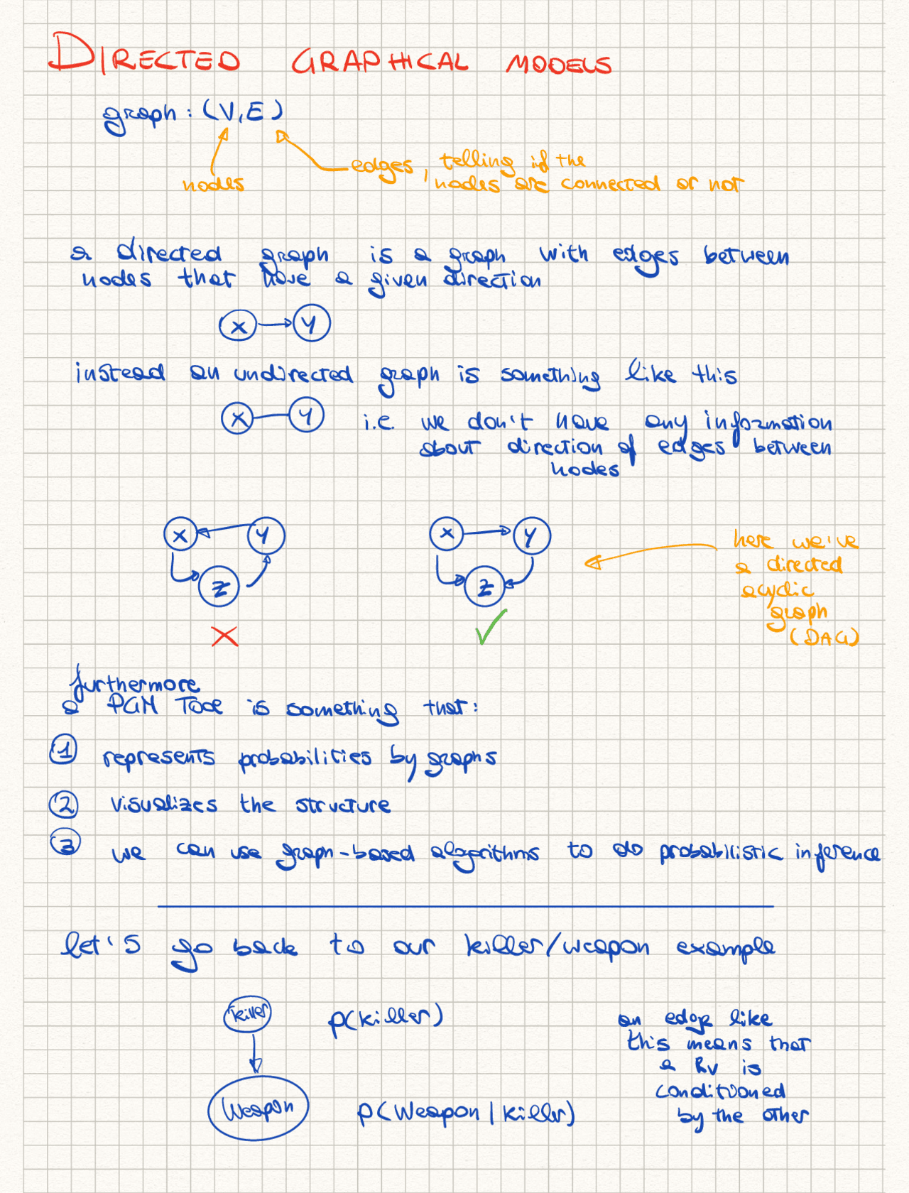 Directed Graphical Models Docsity
