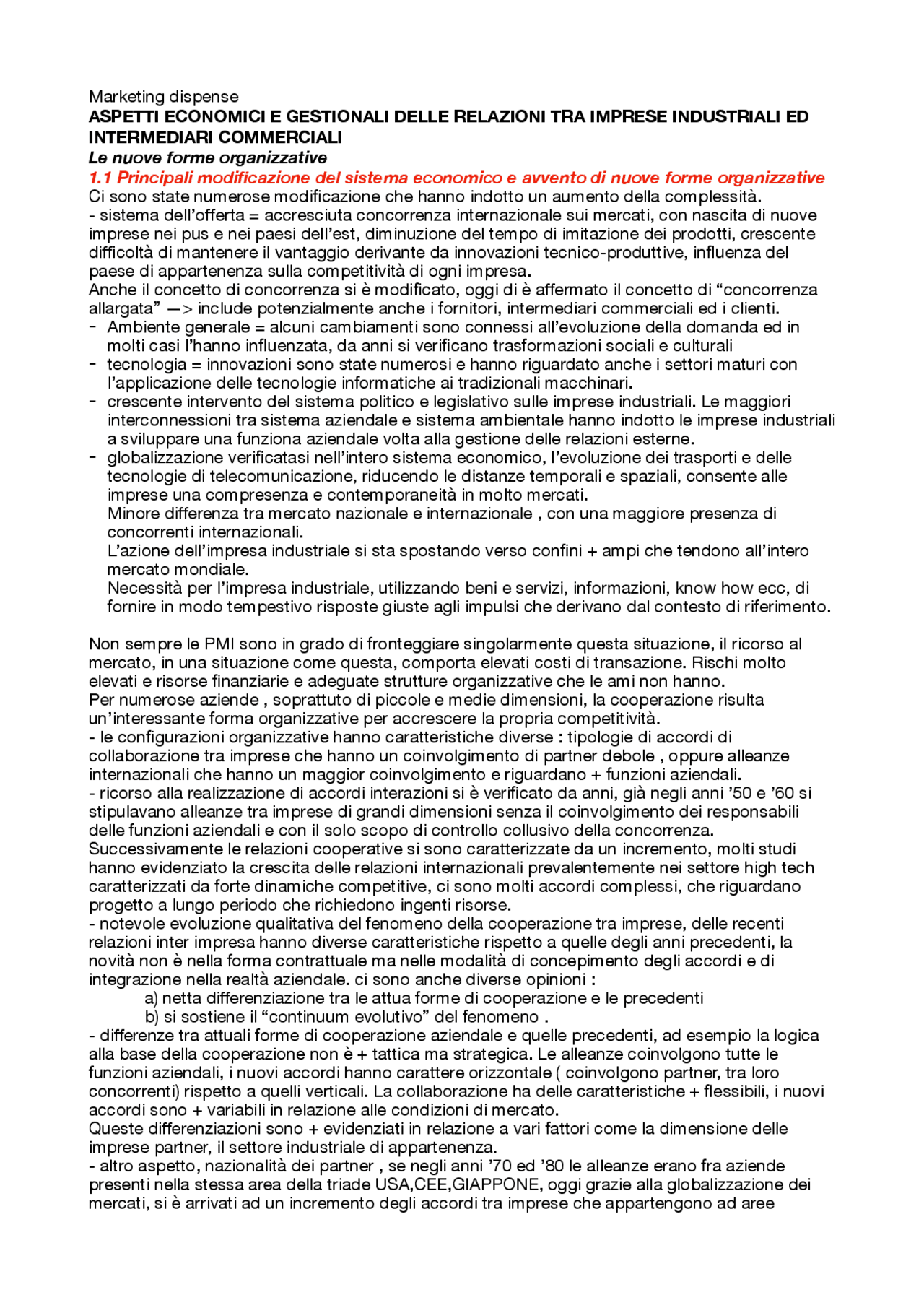 Dispense Di Marketing Docsity