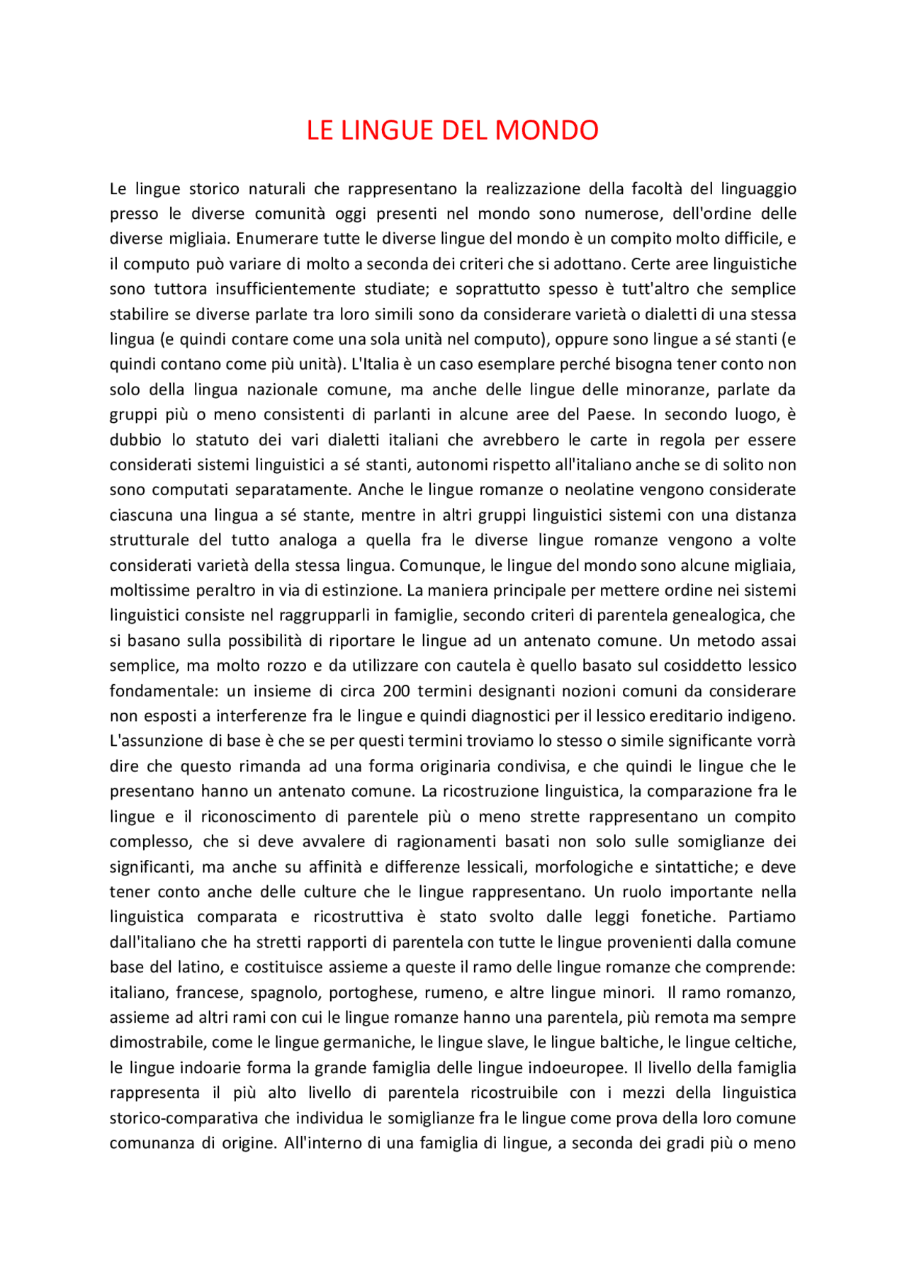 Riassunti Linguistica Di Base E Applicata Docsity