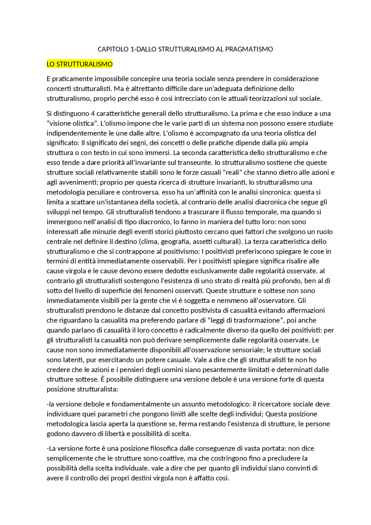 Appunti Esame Sociologia Appunti Di Sociologia Docsity