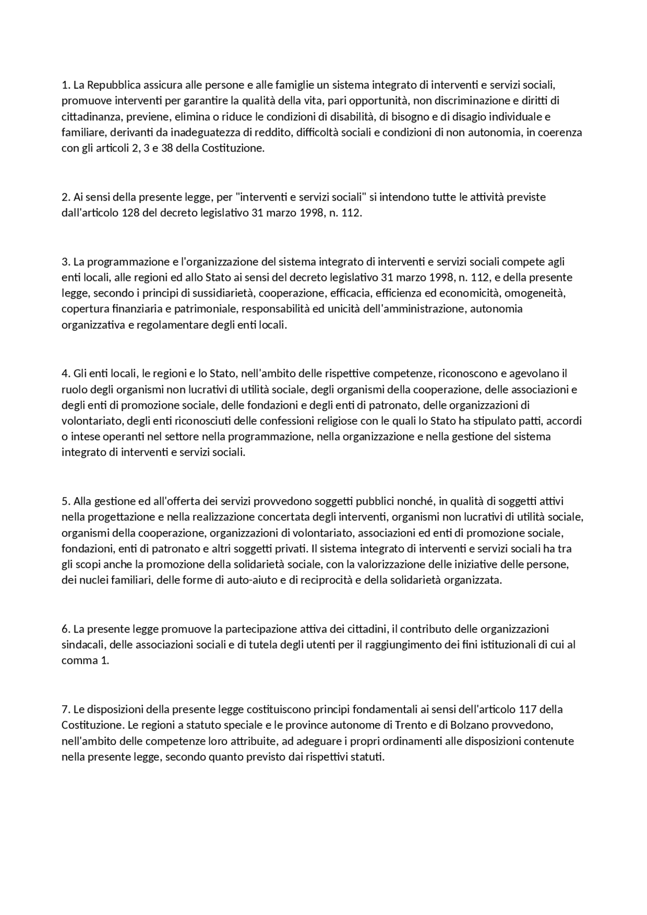 Diritto E Organizzazione Servizio Sociale Docsity