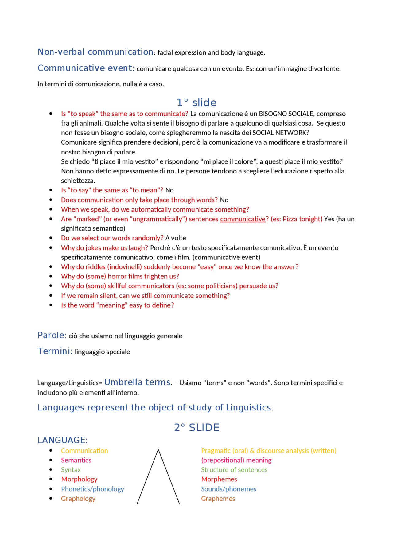 Modulo Teorico Inglese 3 Zurru Docsity