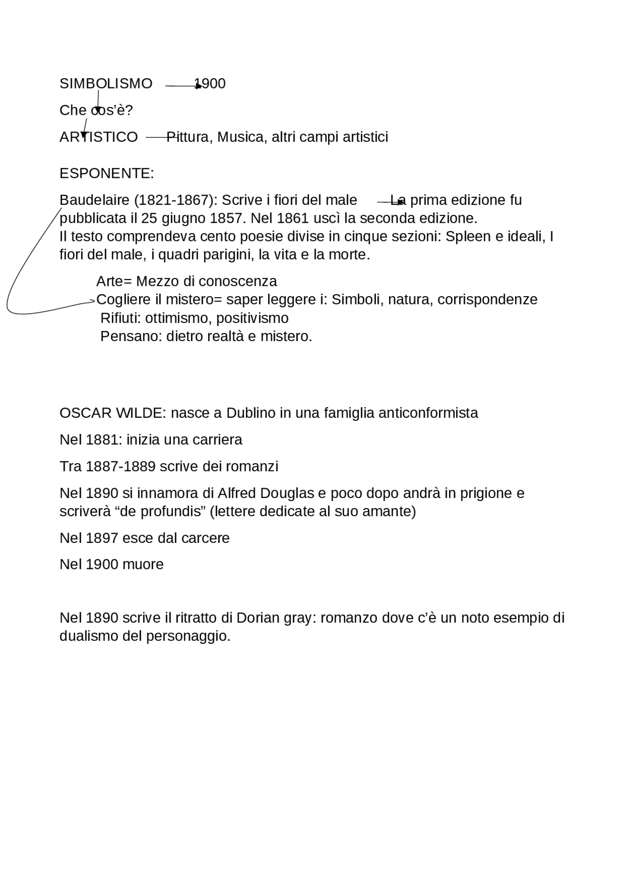 Schemi Riassuntivi 5 Superiore Docsity