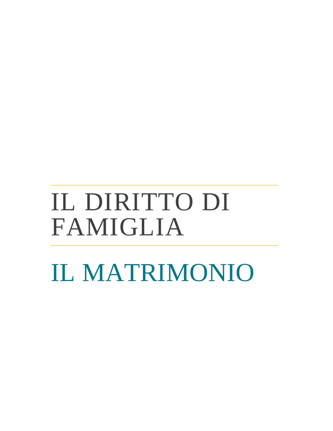 Relazione Sul Diritto Di Famiglia Docsity