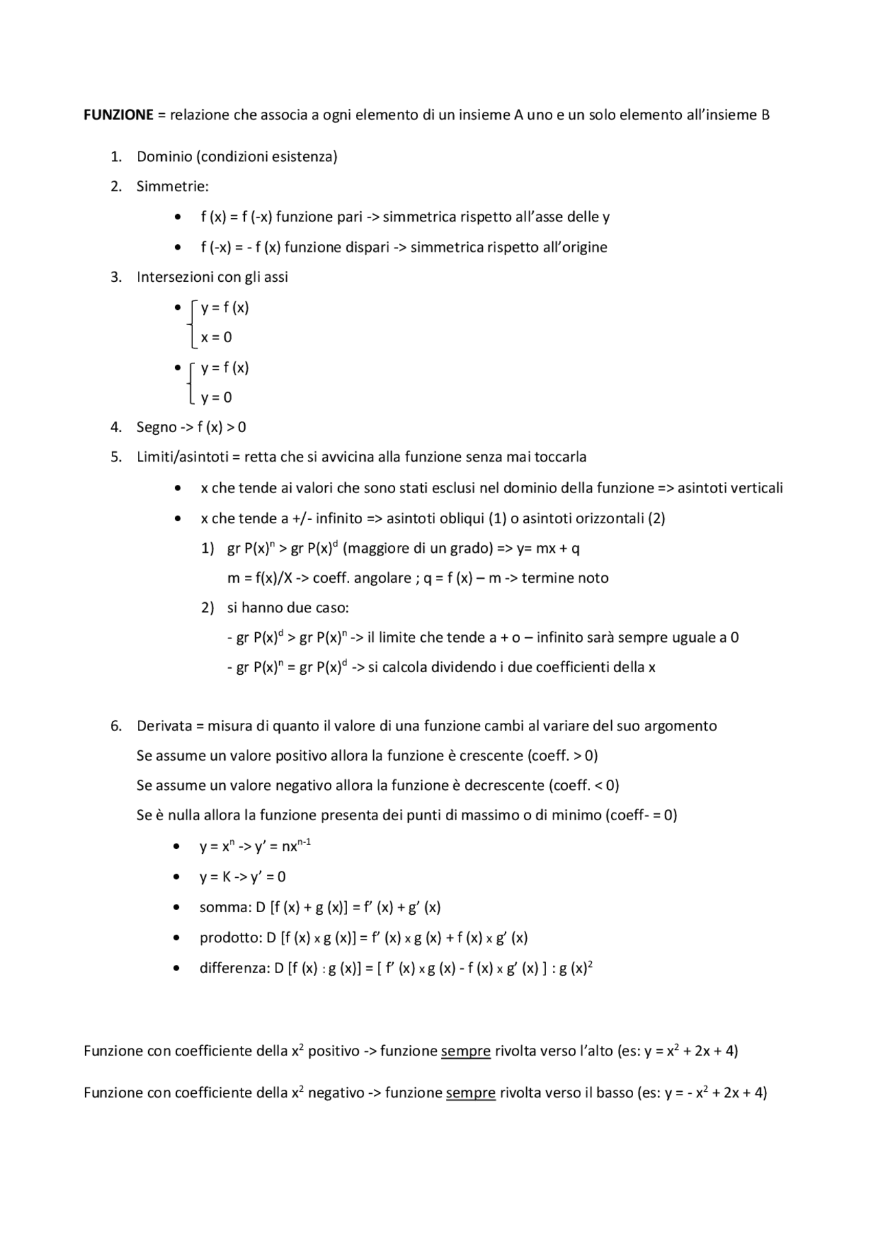 Funzioni E Argomenti Di Fisica Docsity