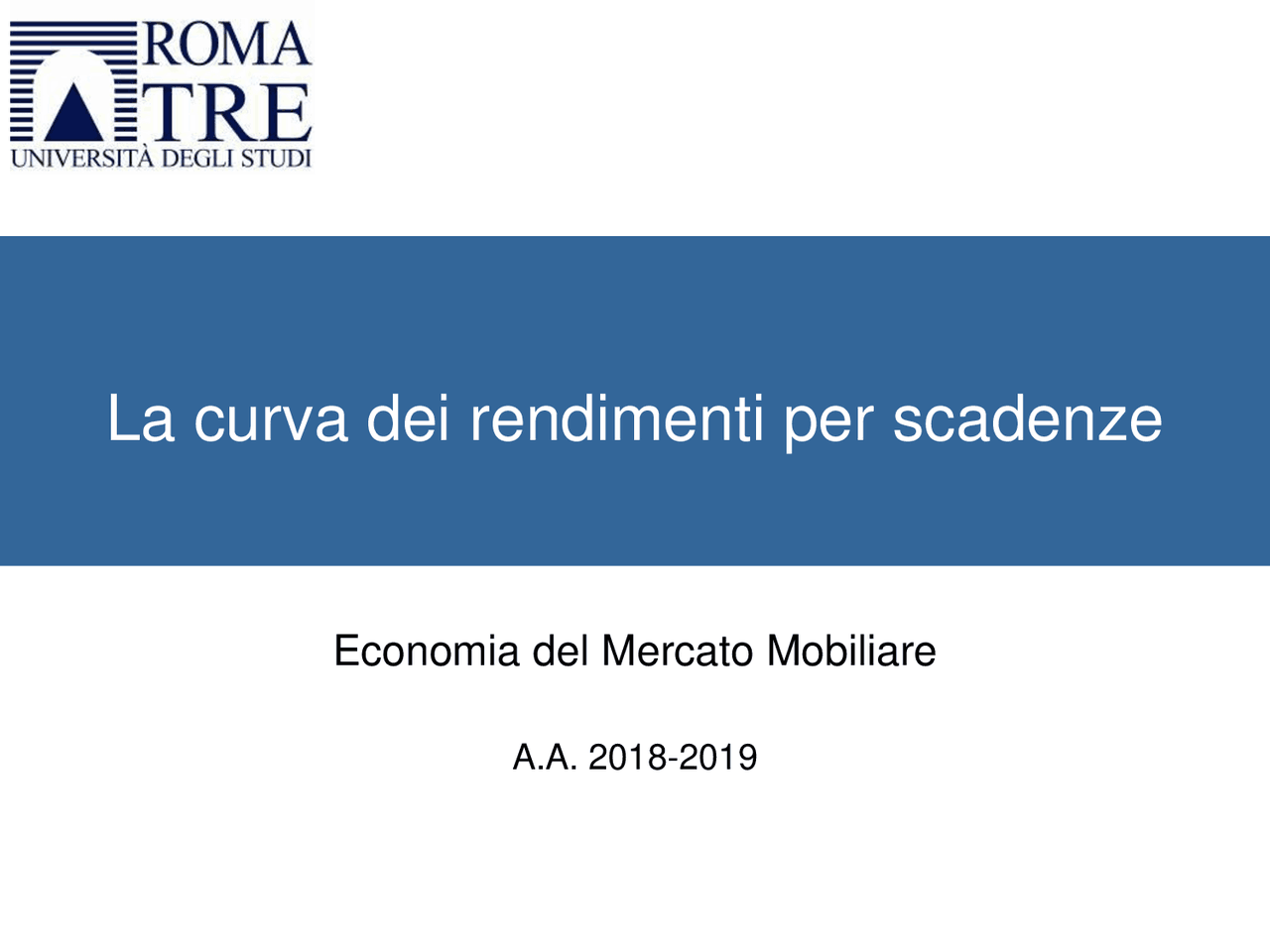 Curva-dei-rendimenti-per-scadenza - Docsity