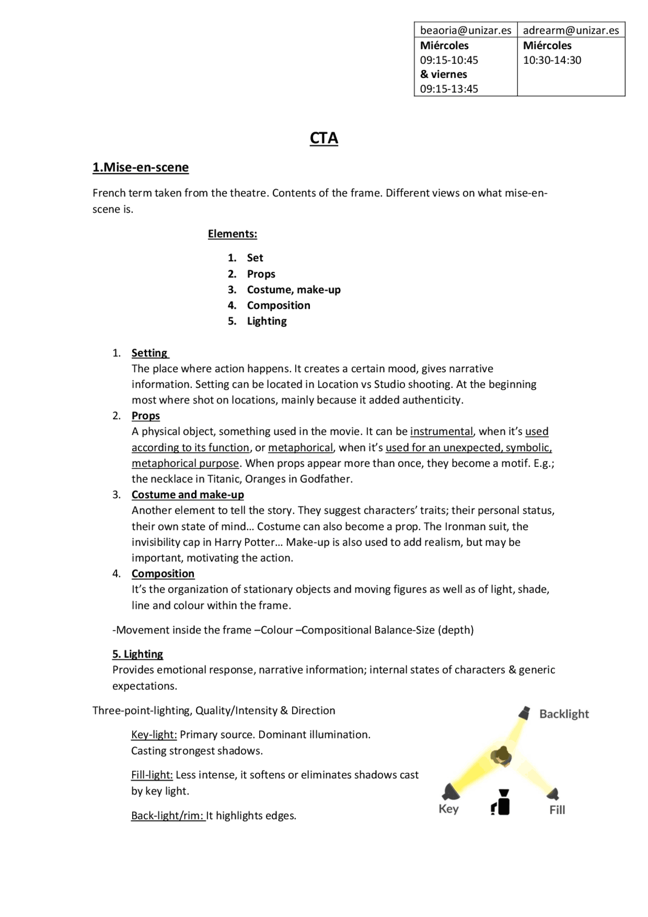 Apuntes Comentario De Texto Audiovisual Docsity