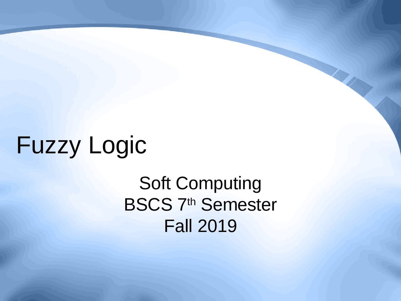 Fuzzy Login in Soft Computing | Slides Artificial Intelligence | Docsity