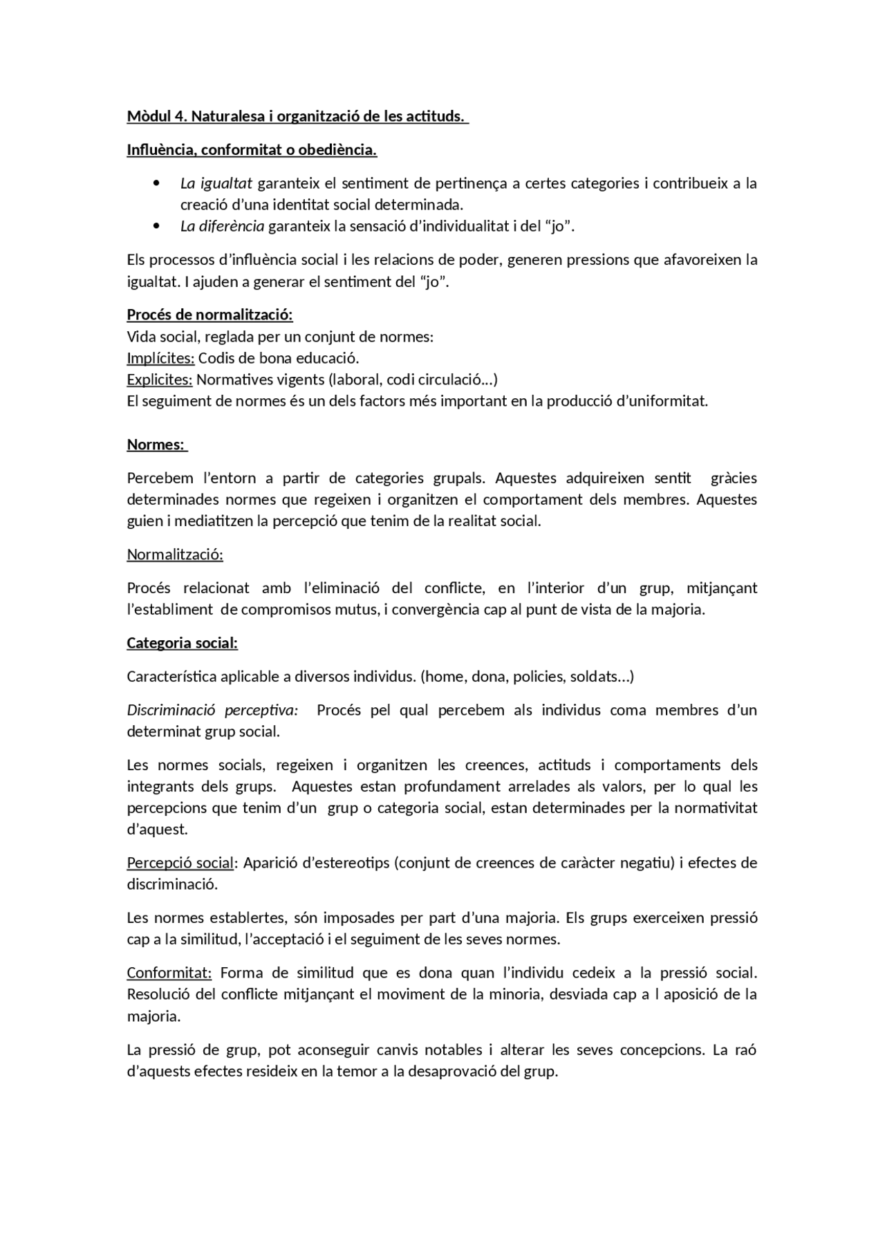 Resum Mòdul 4 Psicologia Social Uoc Docsity