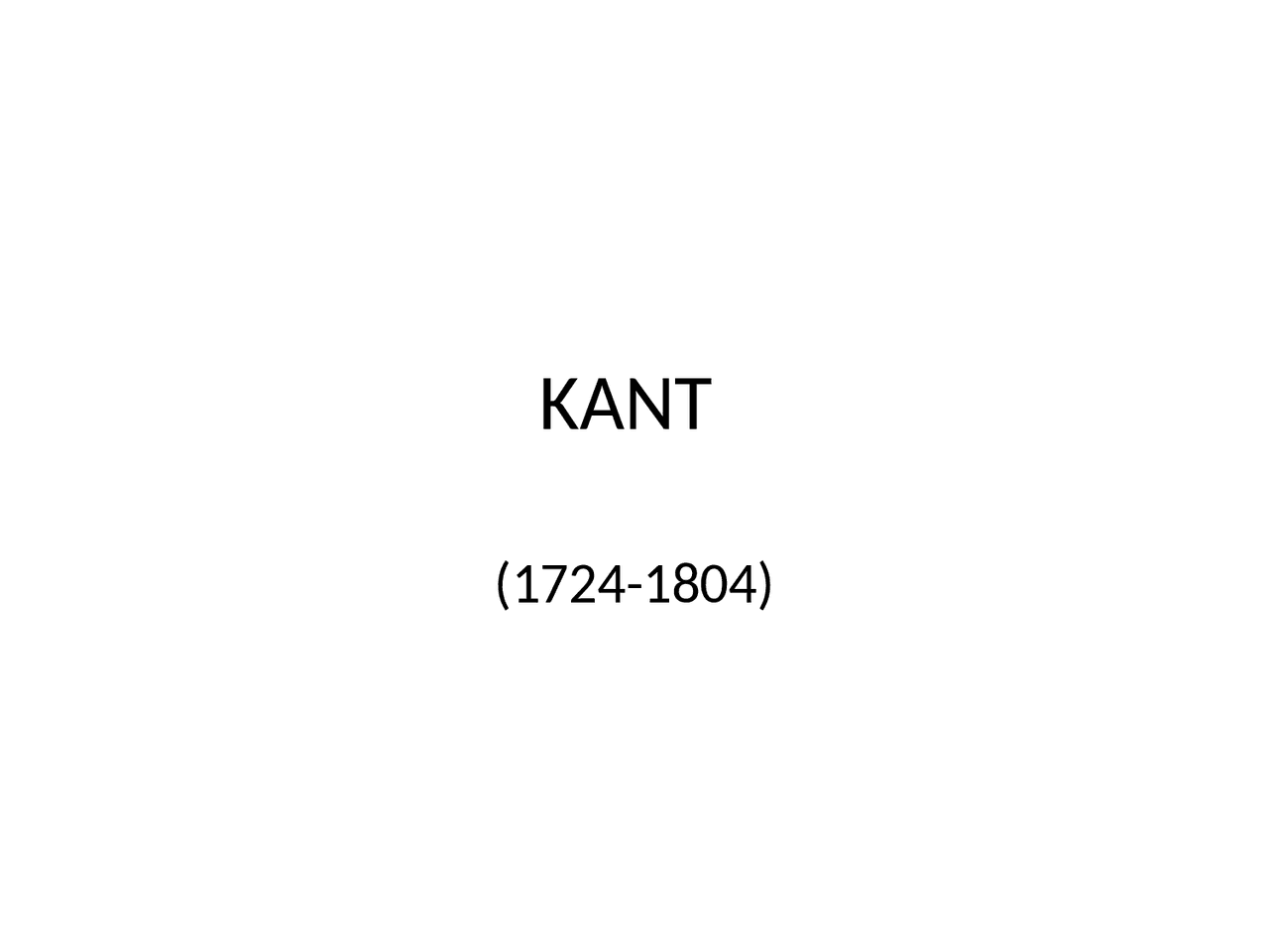 Presentazione Del Filosofo Kant Docsity
