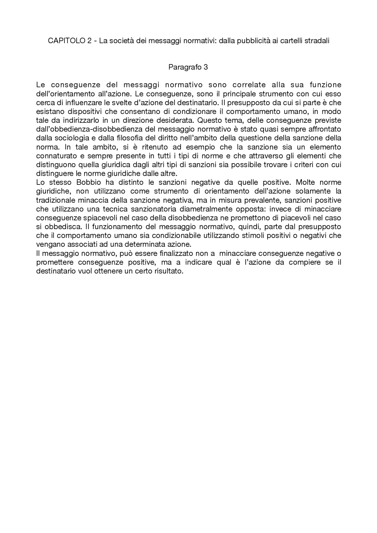 Riassunto paragrafo 3 cap 2, libro: A. Cottino - Docsity
