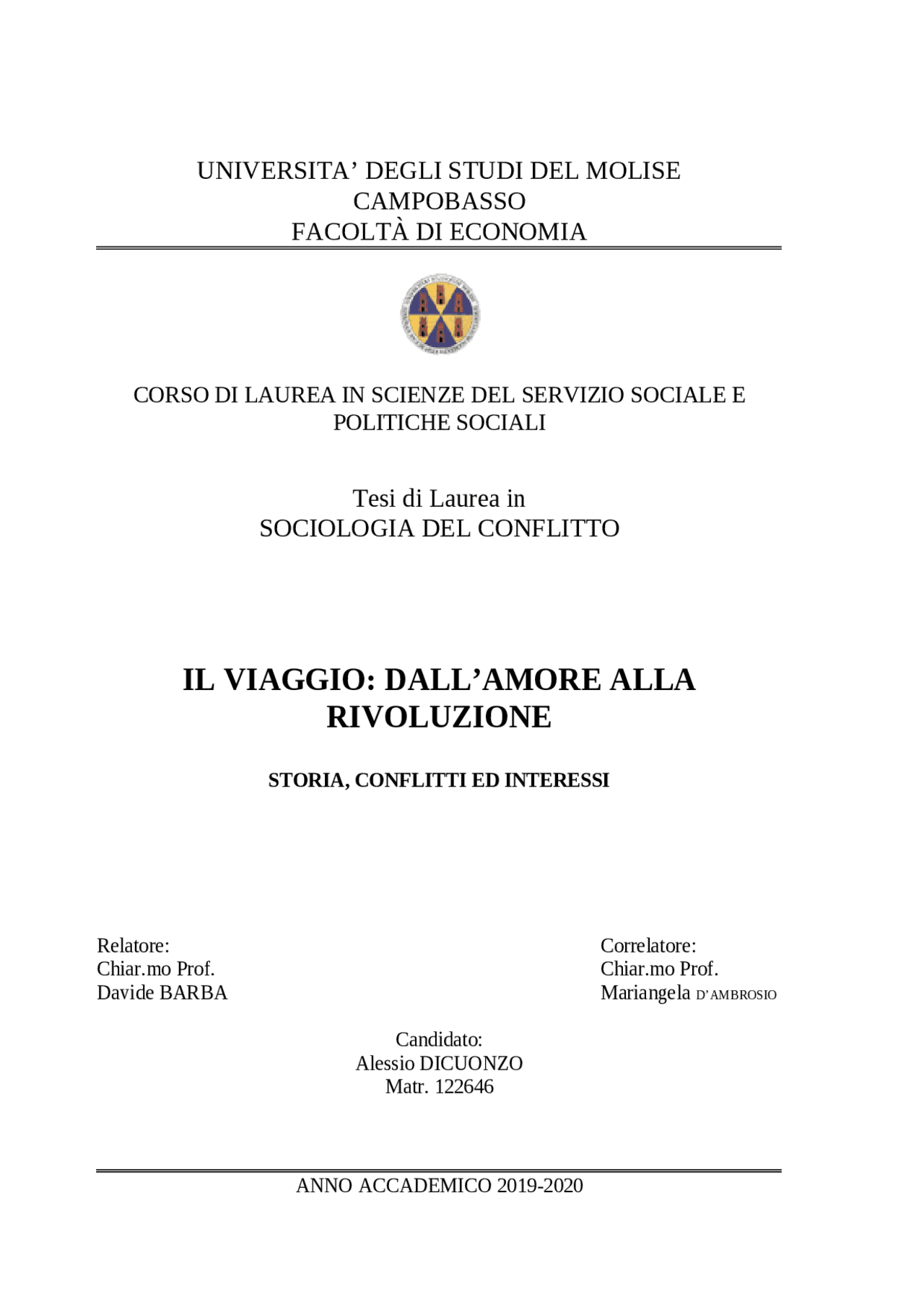 Sociologia Del Conflitto Docsity