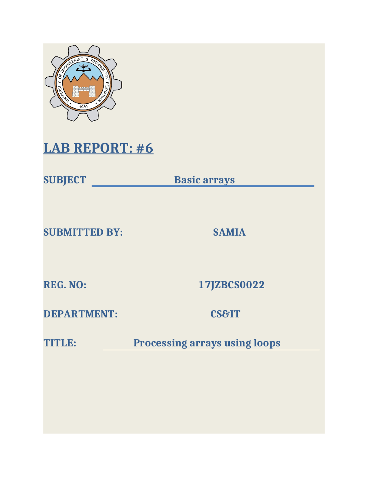 Lab report object oriented programming - Docsity Lab report object oriented programming - Docsity