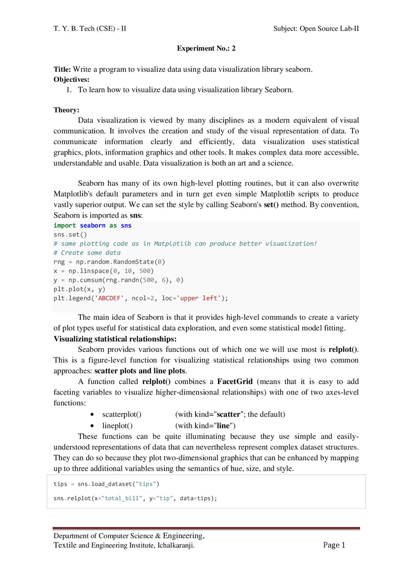 Open Source Lap Deep Learning Docsity