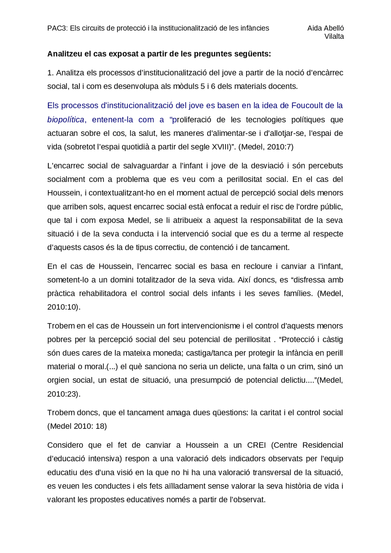 Bases Dacció Socioeducativa En Infància I Adolescència Pac3 Docsity