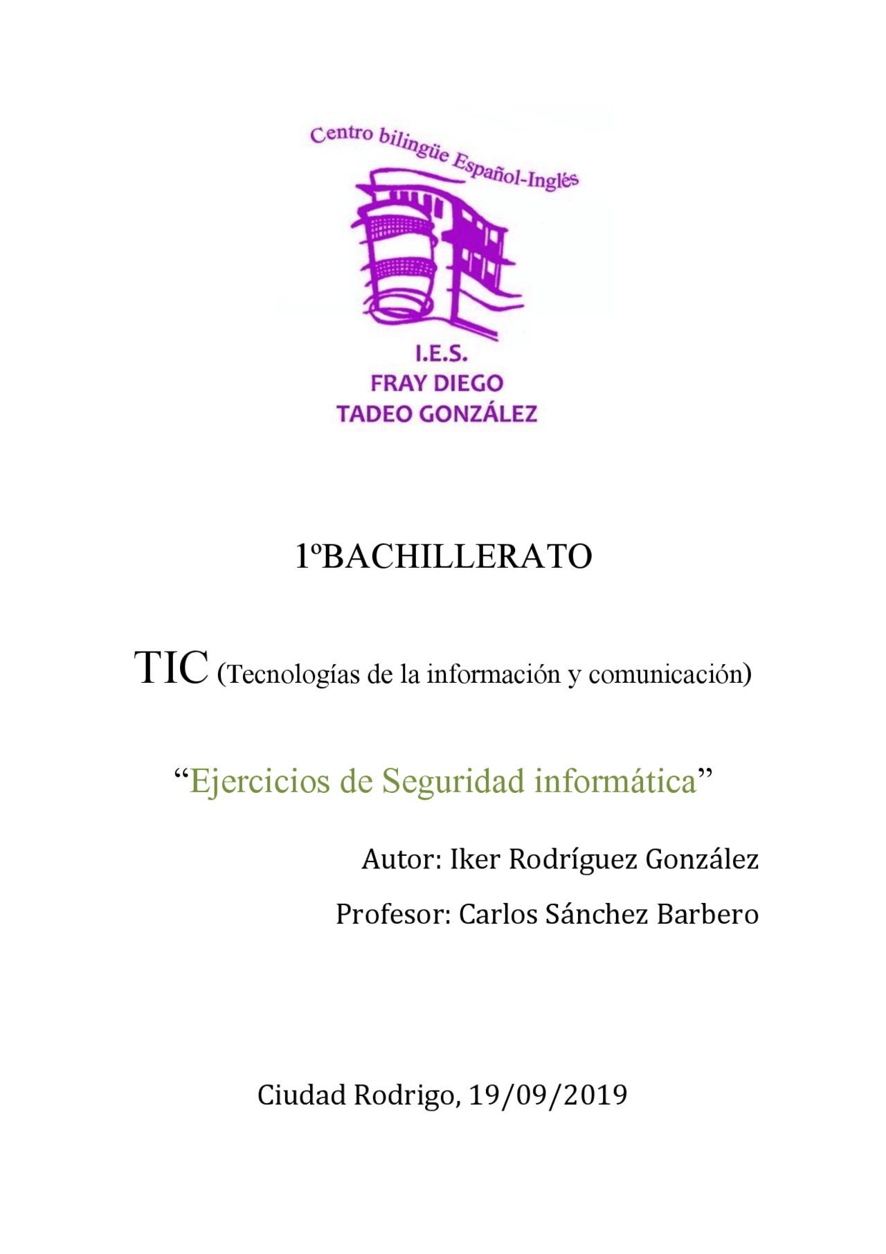 Ejercicios de Seguridad informática de TIC 2ºBachillerato | Ejercicios ...