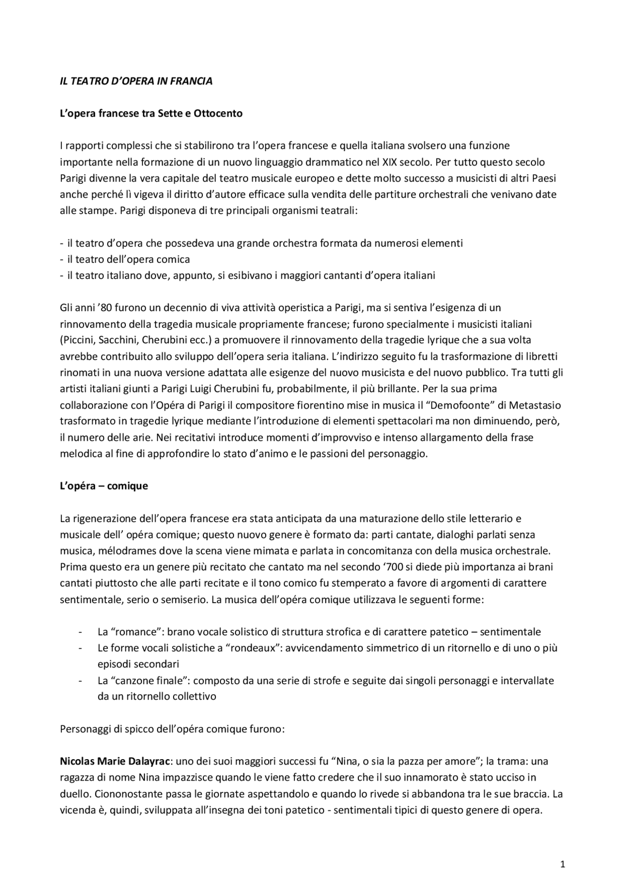 Surian Cap 24,25,26 per storia del melodramma - Docsity