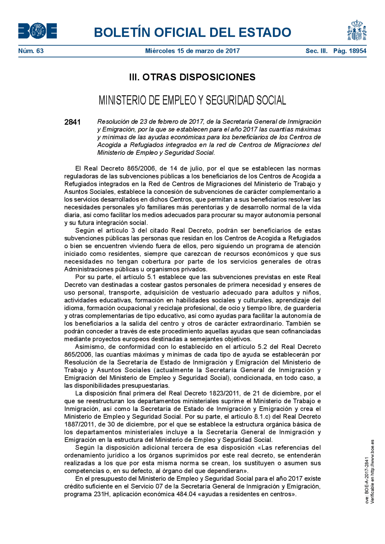 Documento de estado BOE - Docsity