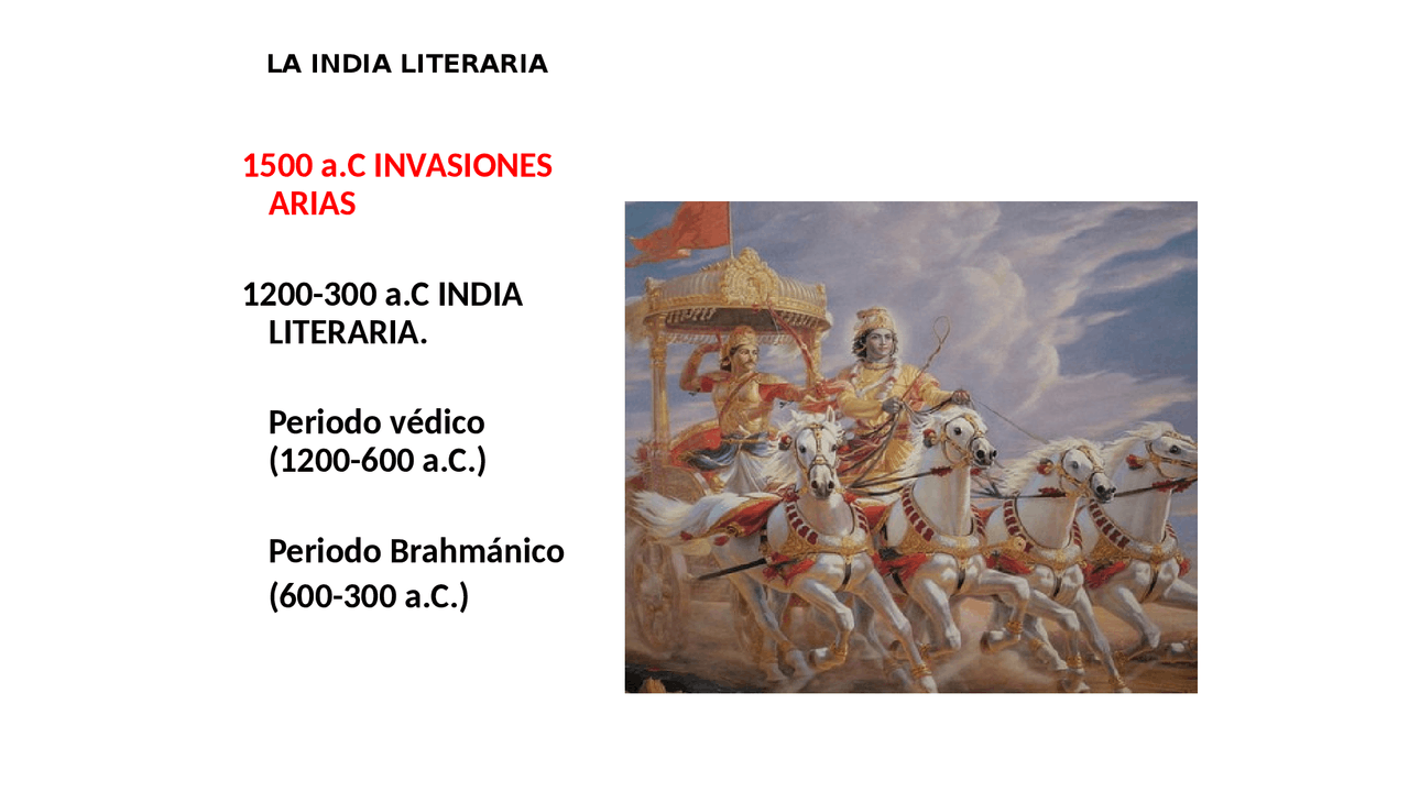 INDIA LITERARIA. ARTE INDIA - Docsity