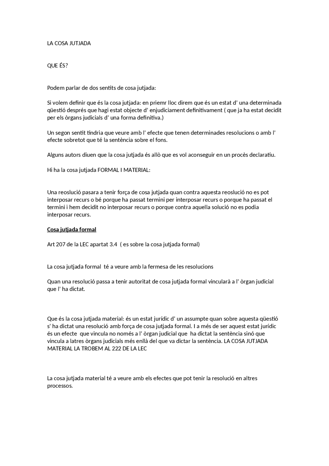 Derecho Procesal Civil Docsity