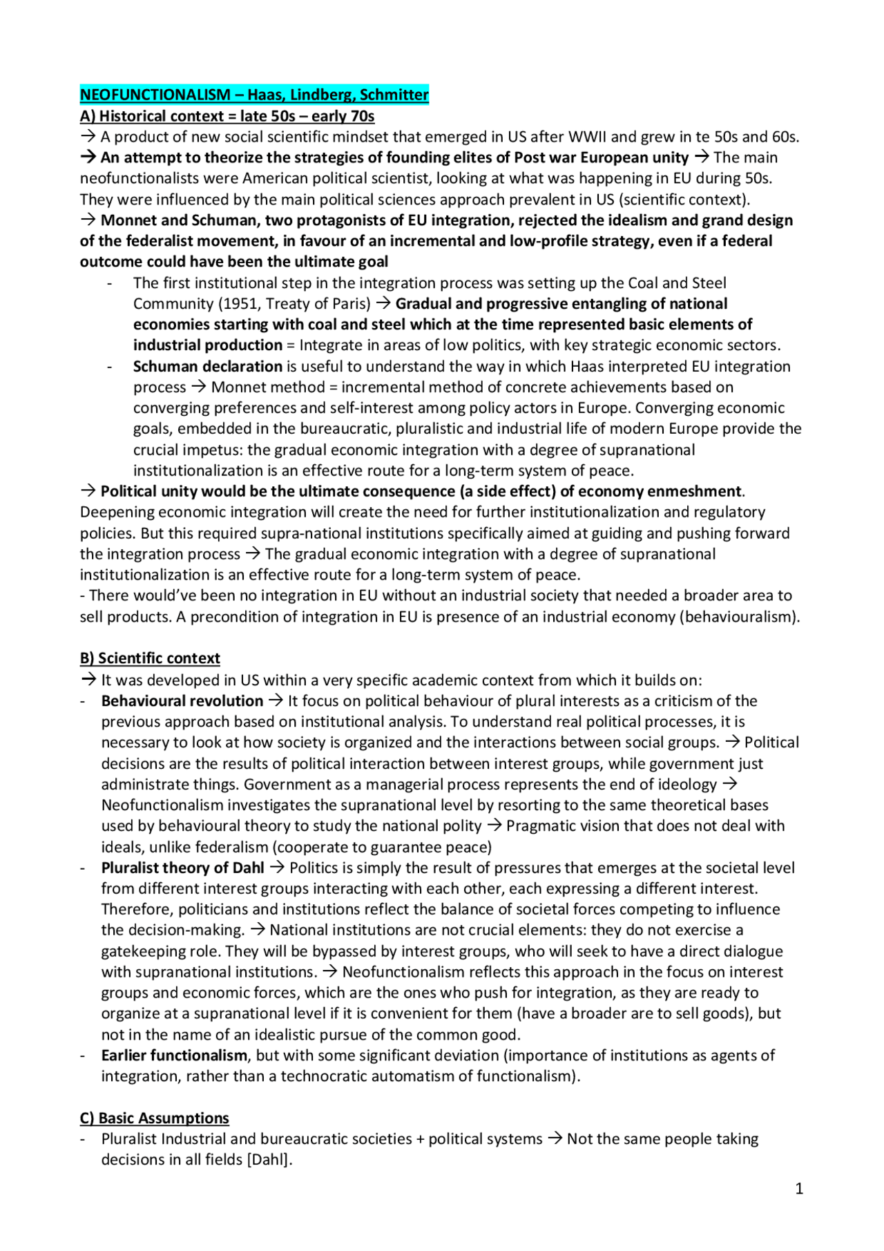 Sintesi Completa Readings Docsity