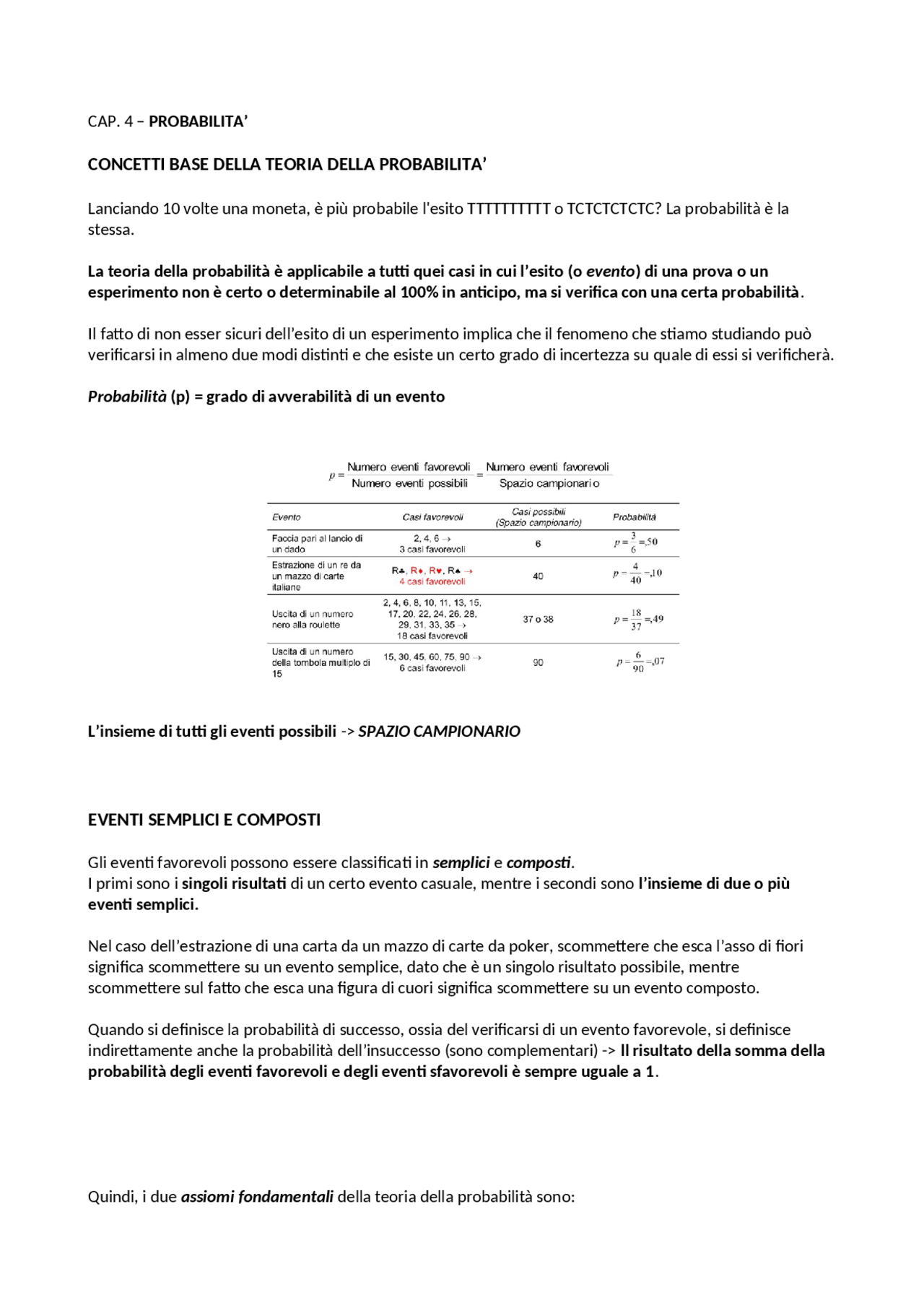 Riassunti Psicometria Docsity