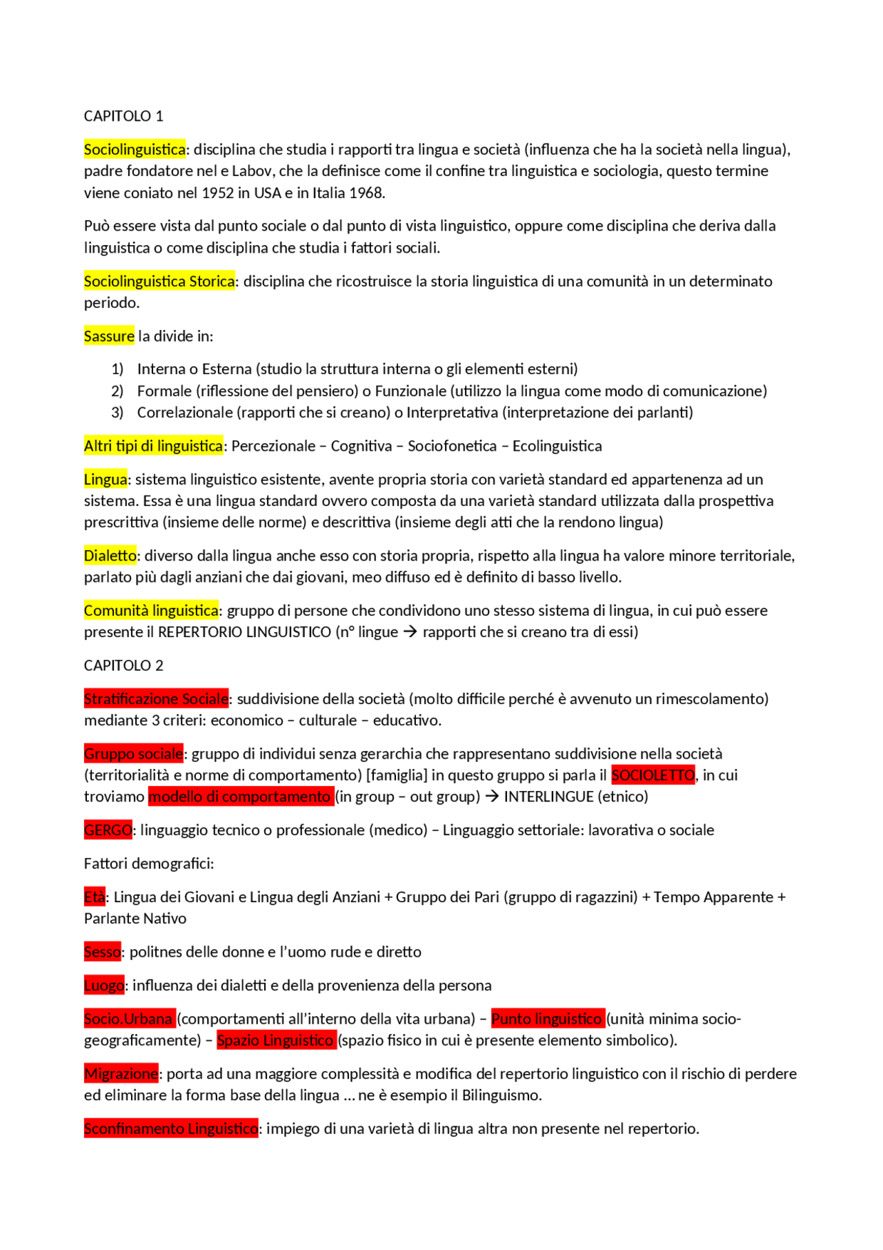 Manuale Di Sociolinguistica Berruto Docsity