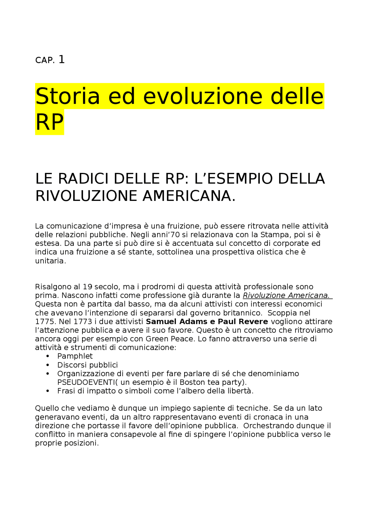 Riassunto Di Comunicazione Dimpresa Docsity