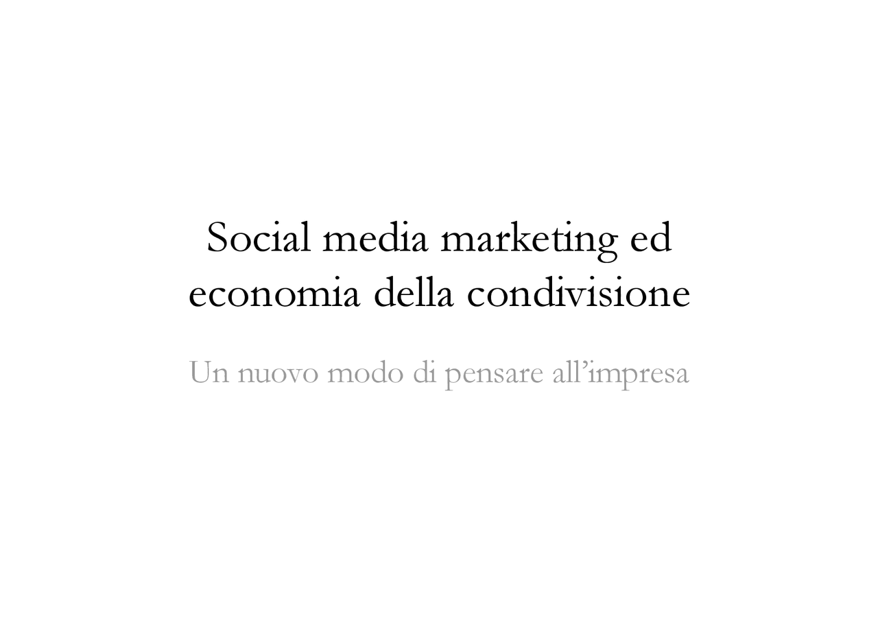 Marketing Corso Di Introduzione Docsity