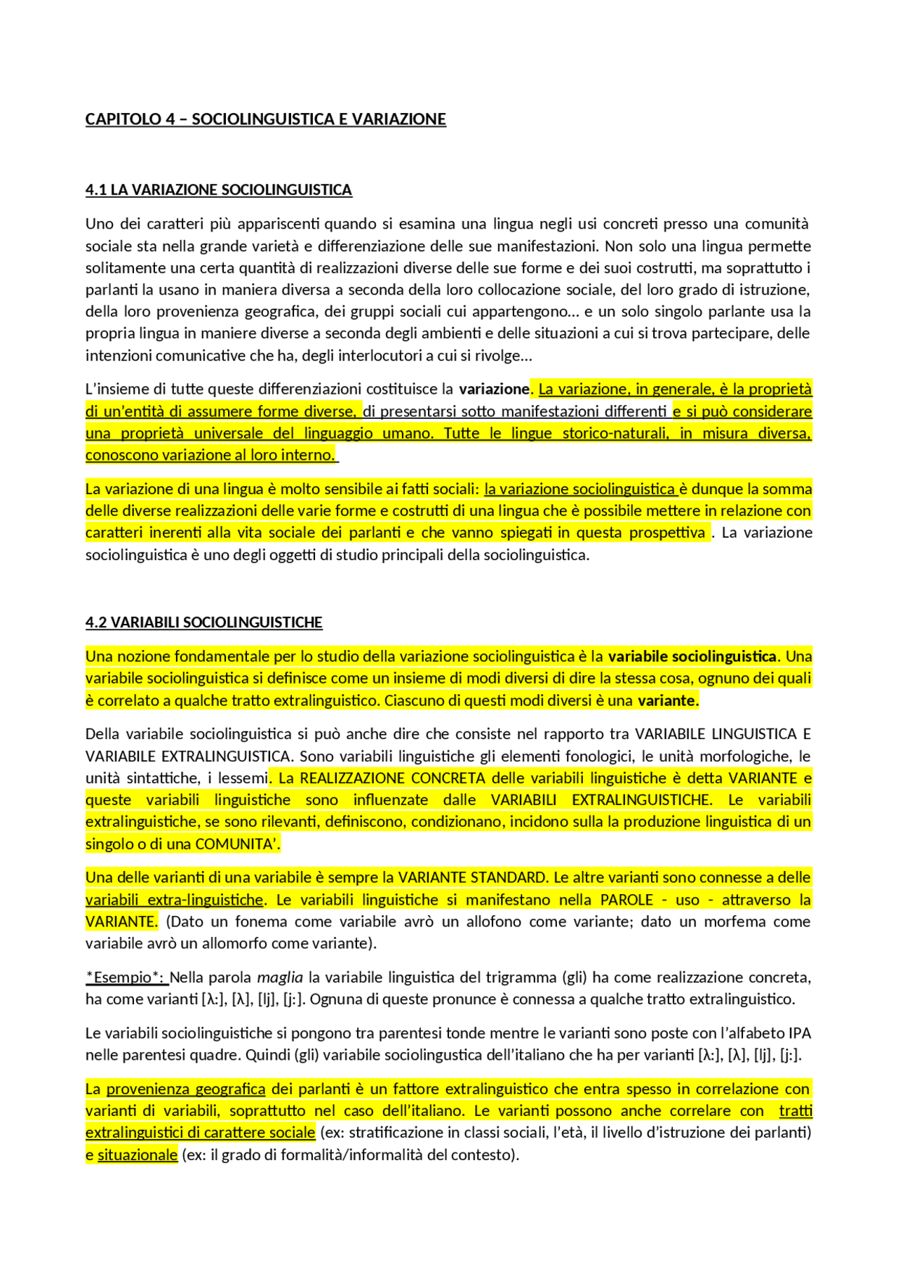 Manuale Di Sociolinguistica Docsity