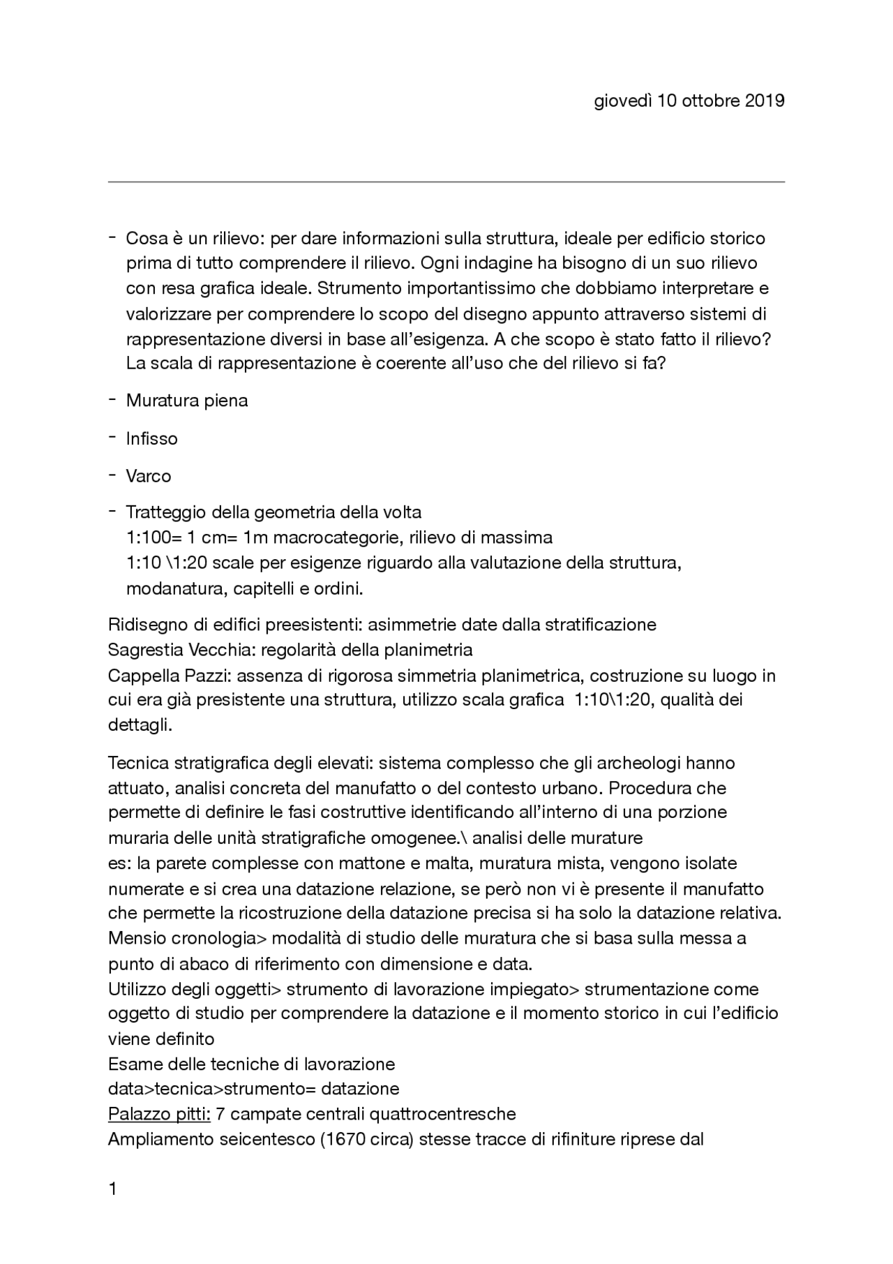 Lezione Architettura Profssa Ferretti Docsity