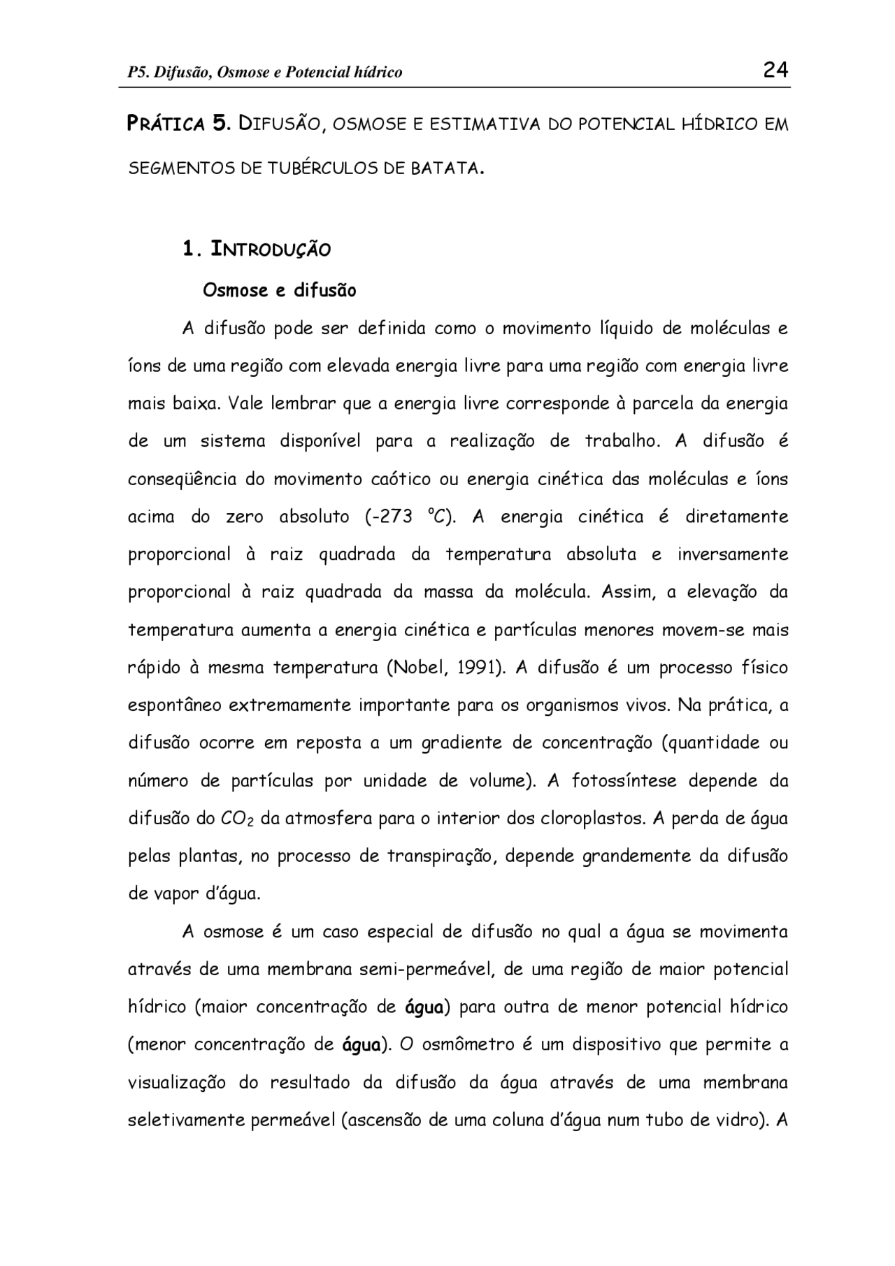 Fisiologia vegetal - ufrrj | Slides Fisiologia vegetal | Docsity