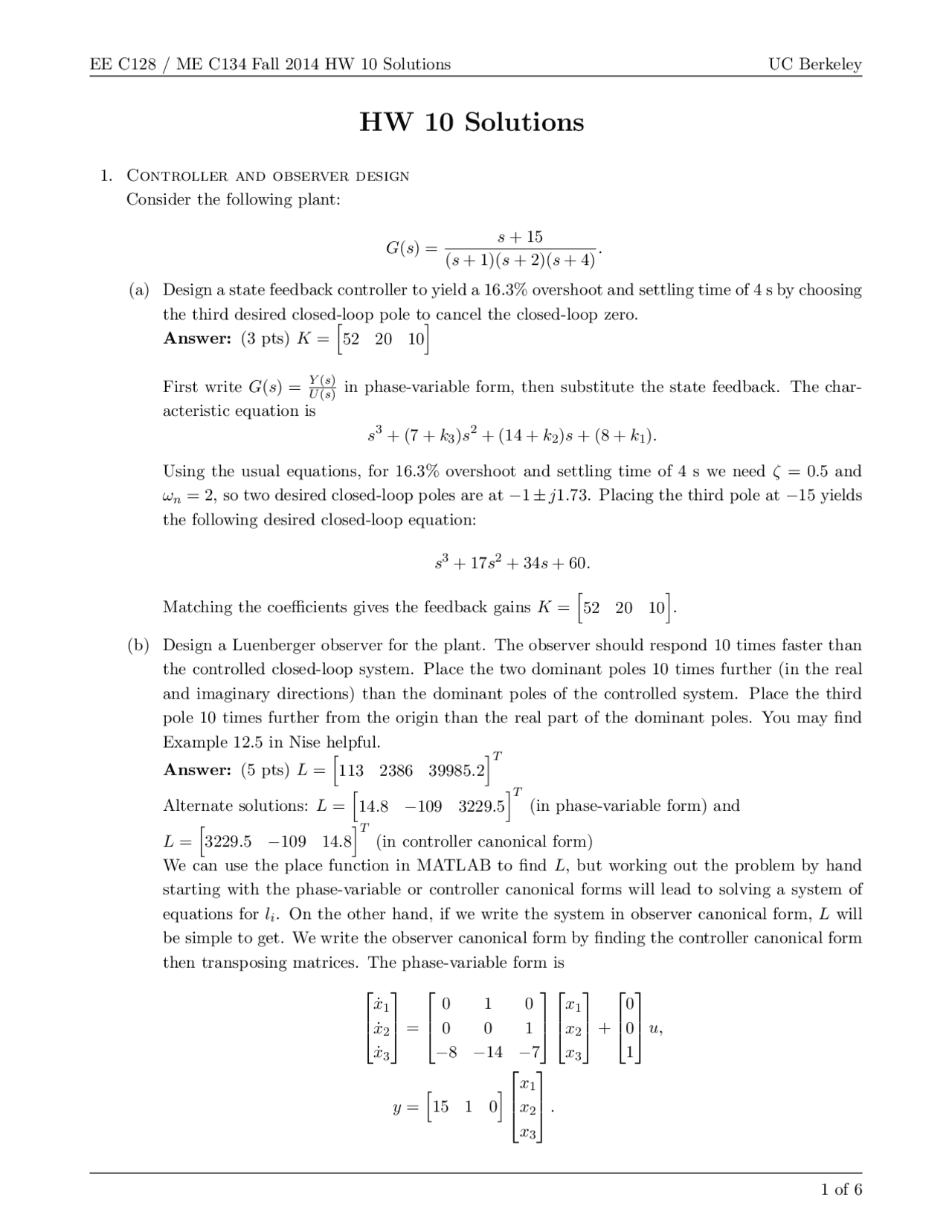 Solutions To An Assignment Exercises Marine Engineering Docsity